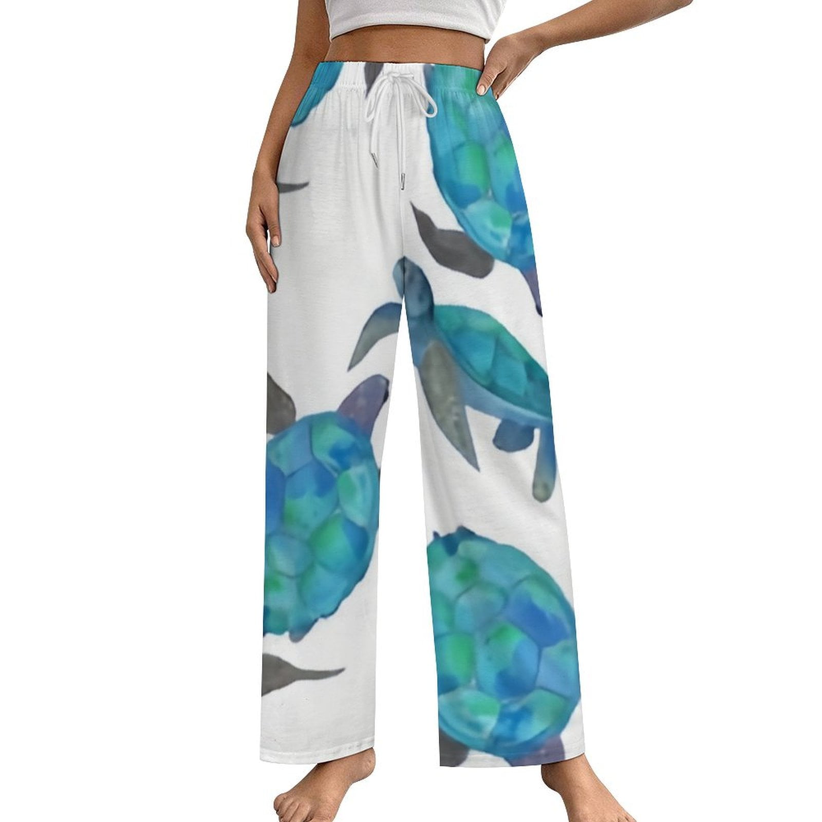 ANYWAY.GO Women’s Ultra-Soft Comfy Pajama Lounge Pants Watercolor ...