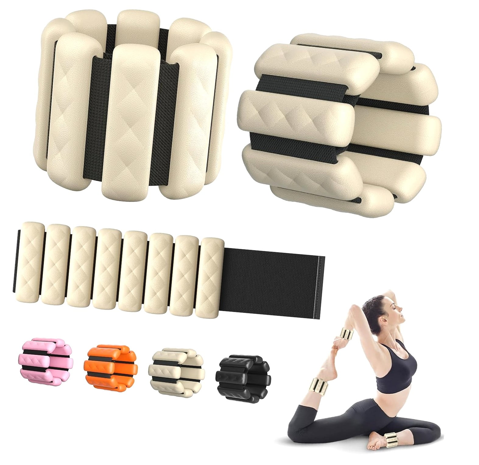 ANYWAY.GO Wrist and Ankle Weights for Weighted Bangles for , 2 lbs ...