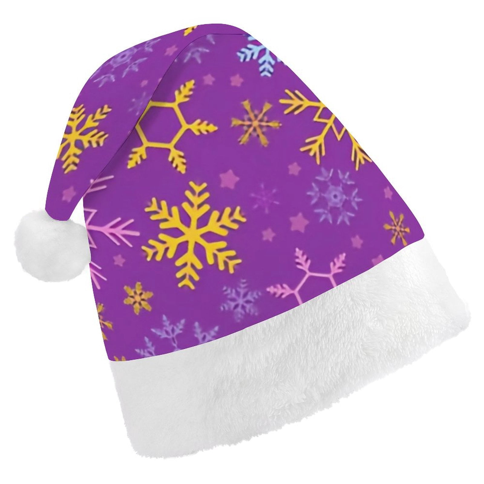 ANYWAY.GO Xmas Holiday Hat for AdultsSnowflake Snowflake Star Pattern ...
