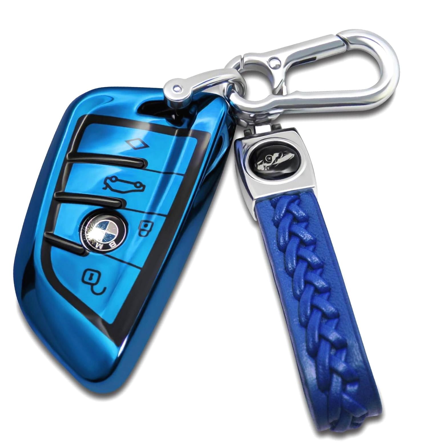 ANYWAY.GO with key fob Cover. Advanced soft TPU key box for F30 F45 F55 ...
