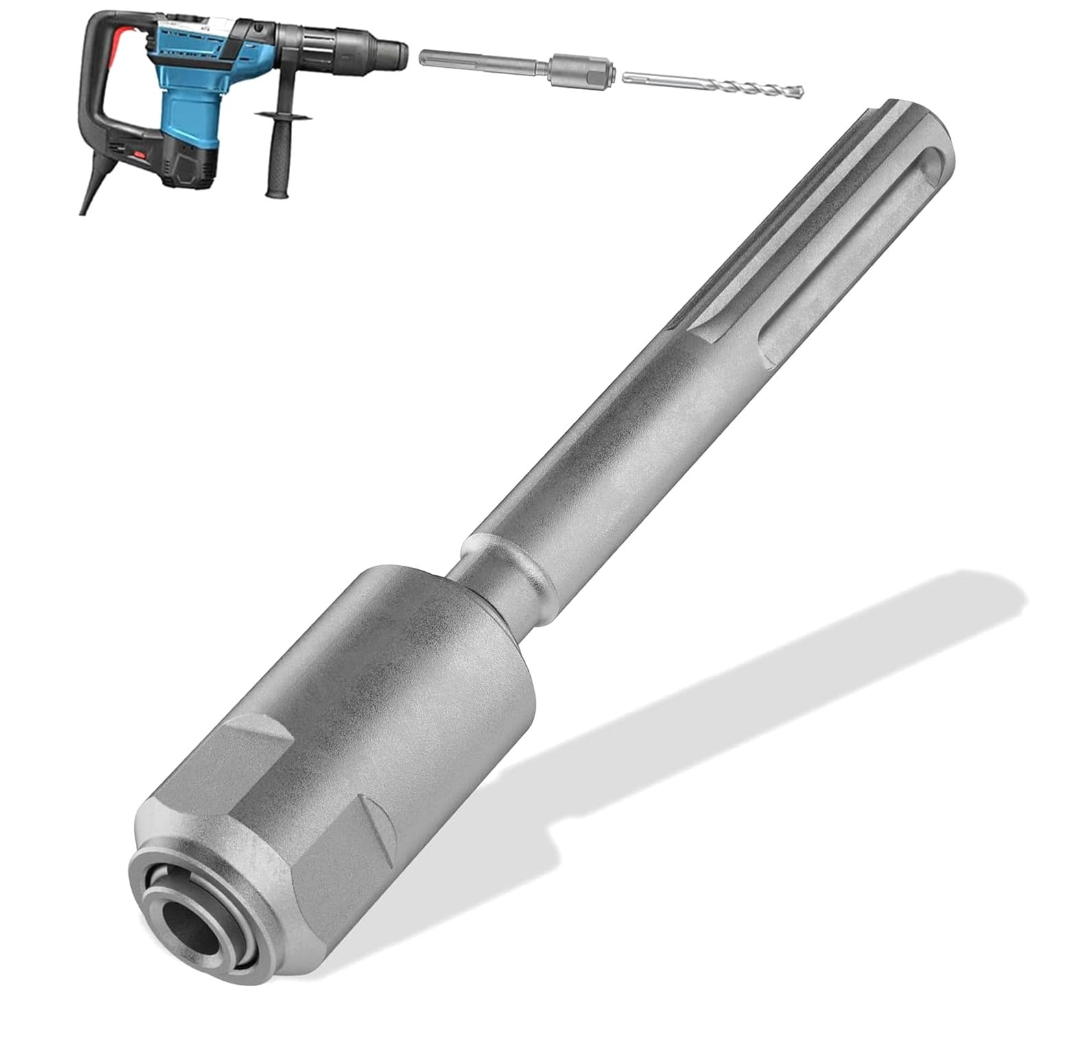 ANYWAY.GO to Plus SDS Adapter,40 Steel Drill Adaptor, Adapter Bit for Hammers Connection,Drill ...