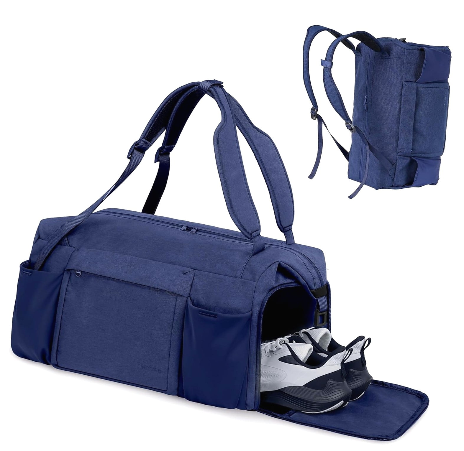 ANYWAY. with Shoes Compartment and Wet Pocket Convertible Duffle Bag ...