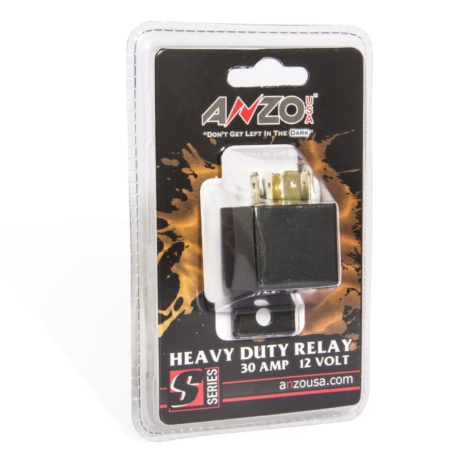 ANZO 12V 30 Amp Relay Universal 12 Volt DC 30 Amp Relay - Walmart.com
