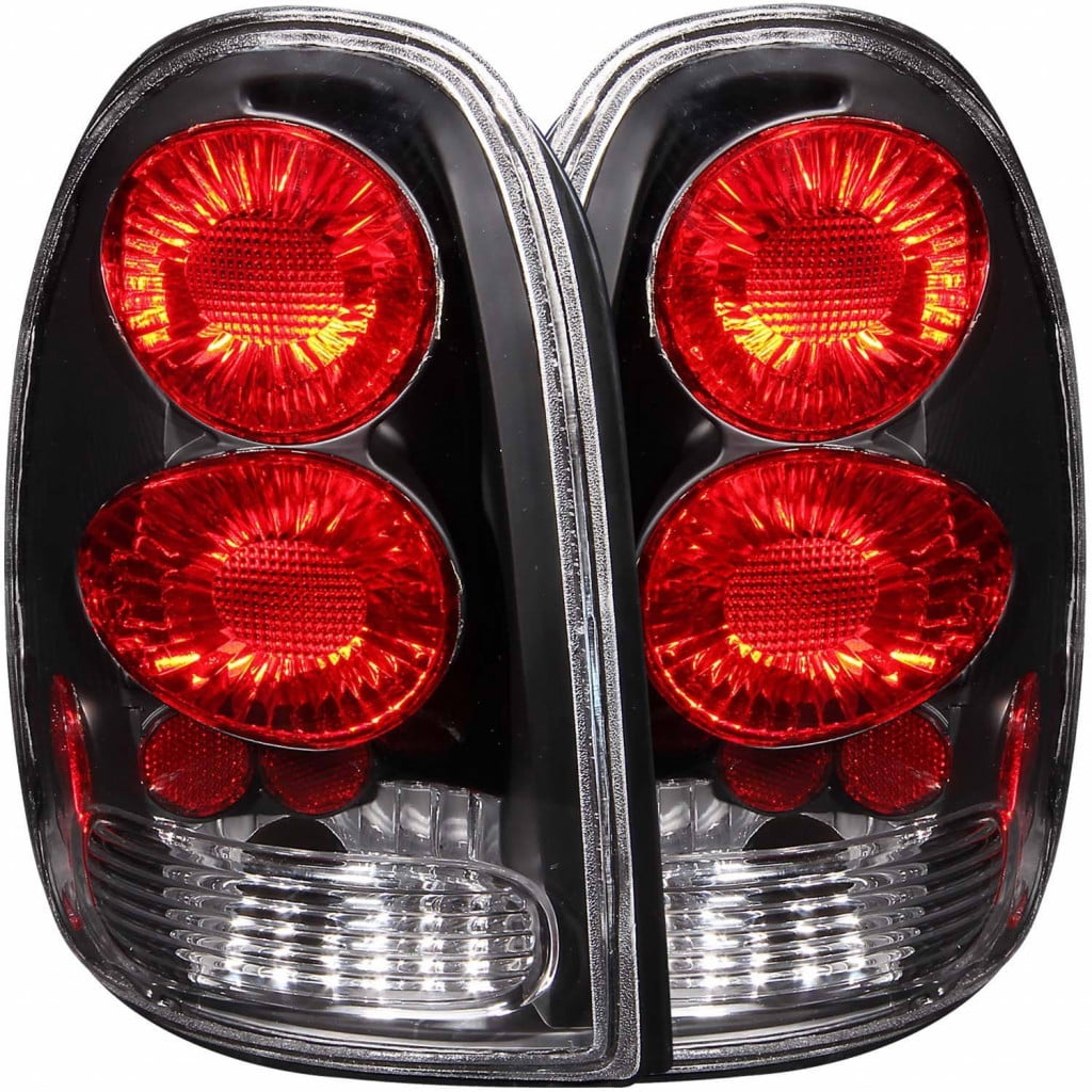 ANZO For Dodge Durango 1998-2003 Tail Lights Black | 211039 - Walmart.com