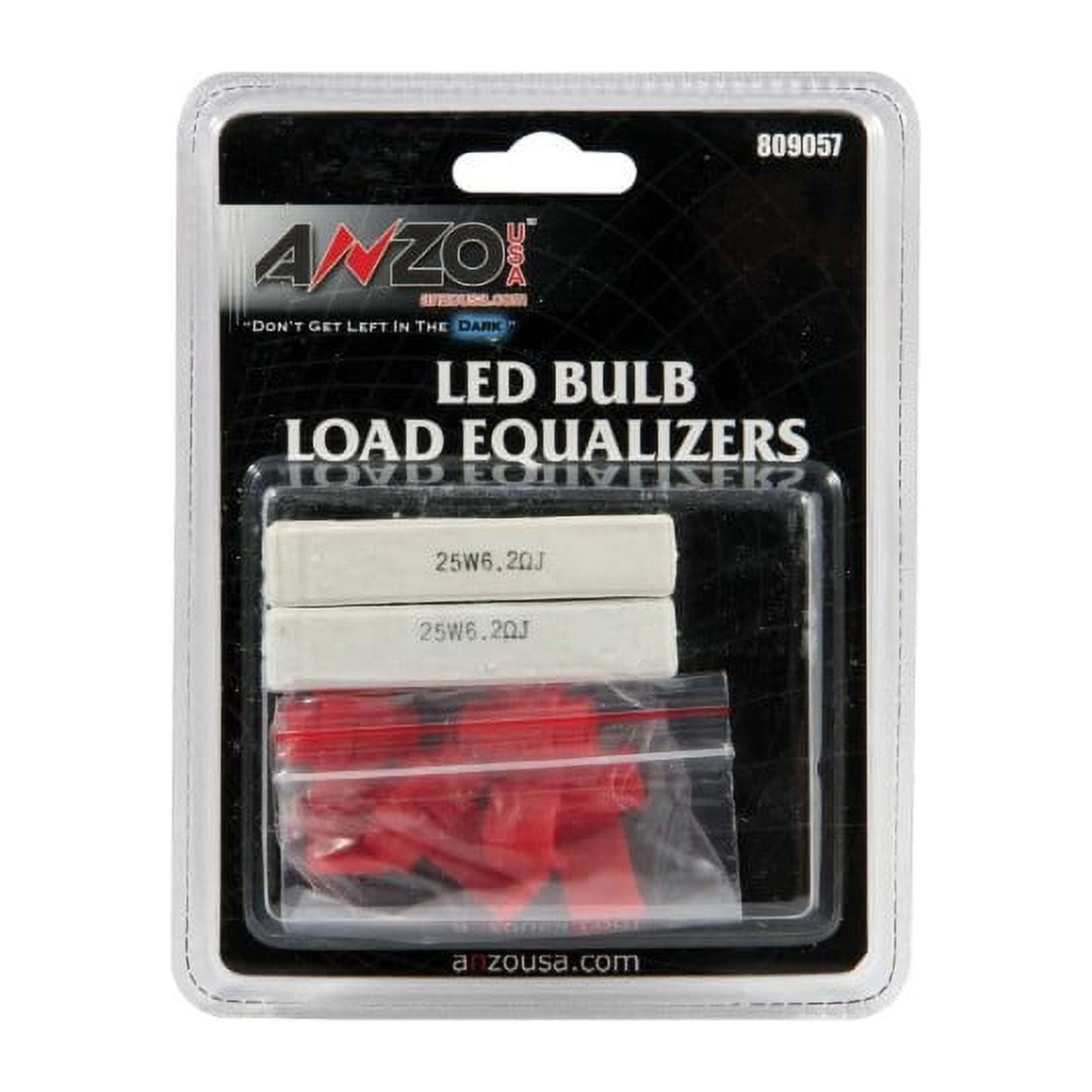ANZO Resistor Kit Universal LED Bulb Resistor Kit Pair 25W/6.2 OHM ...