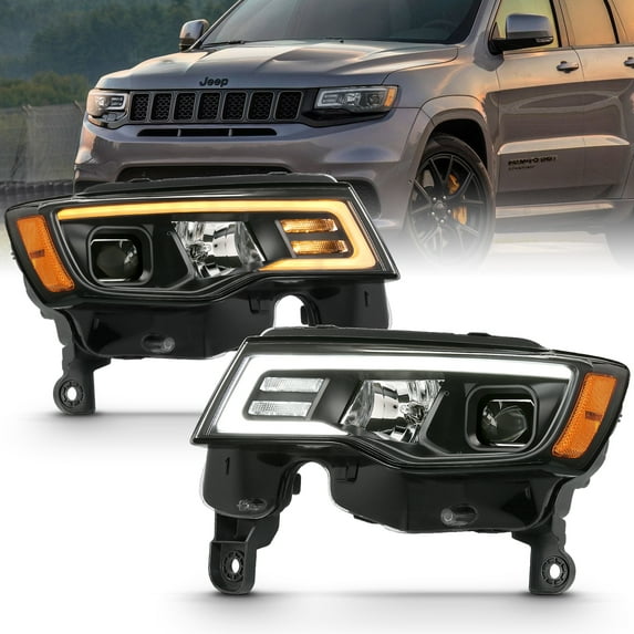 ANZO USA 111418 ANZO USA Projector Headlights Fits select: 2017-2018,2020-2022 JEEP GRAND ...