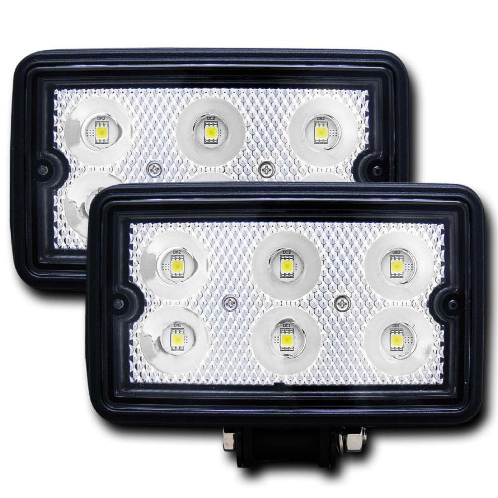 ANZO USA 881001 STEALTH VISION 3x5IN HIGH POWER LED FOG LIGHT, BLACK ...