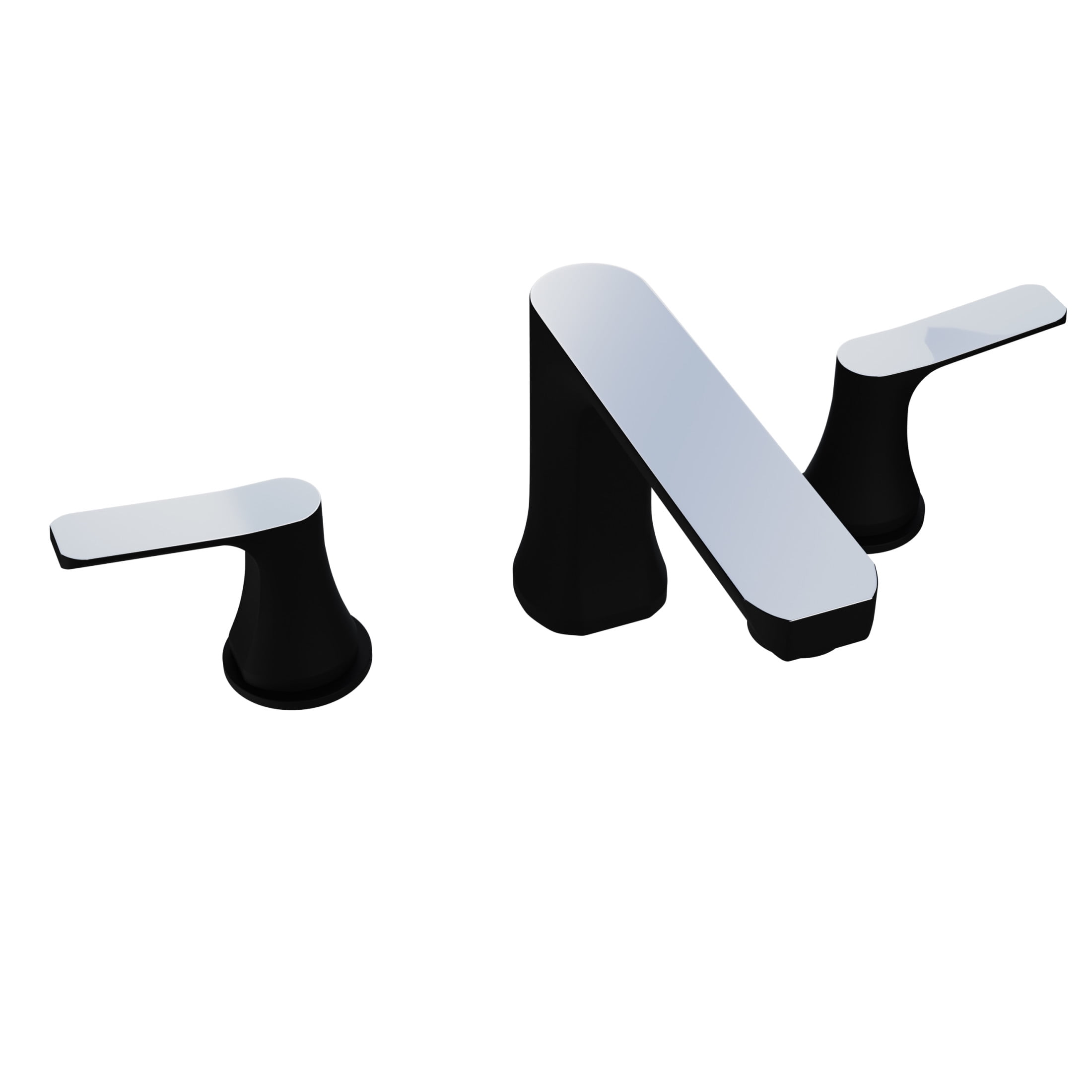 ANZZI Widespread Bathroom Faucet with Pop-Up Drain, 3-Hole, 2-Handle 8 ...