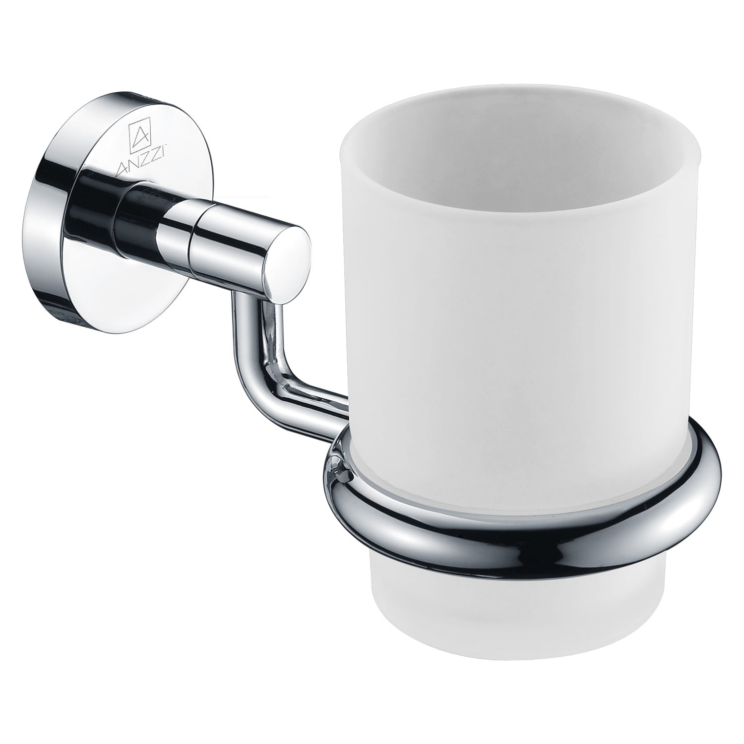 ANZZI Caster Series 7 in. Toothbrush Holder in Polished Chrome ...
