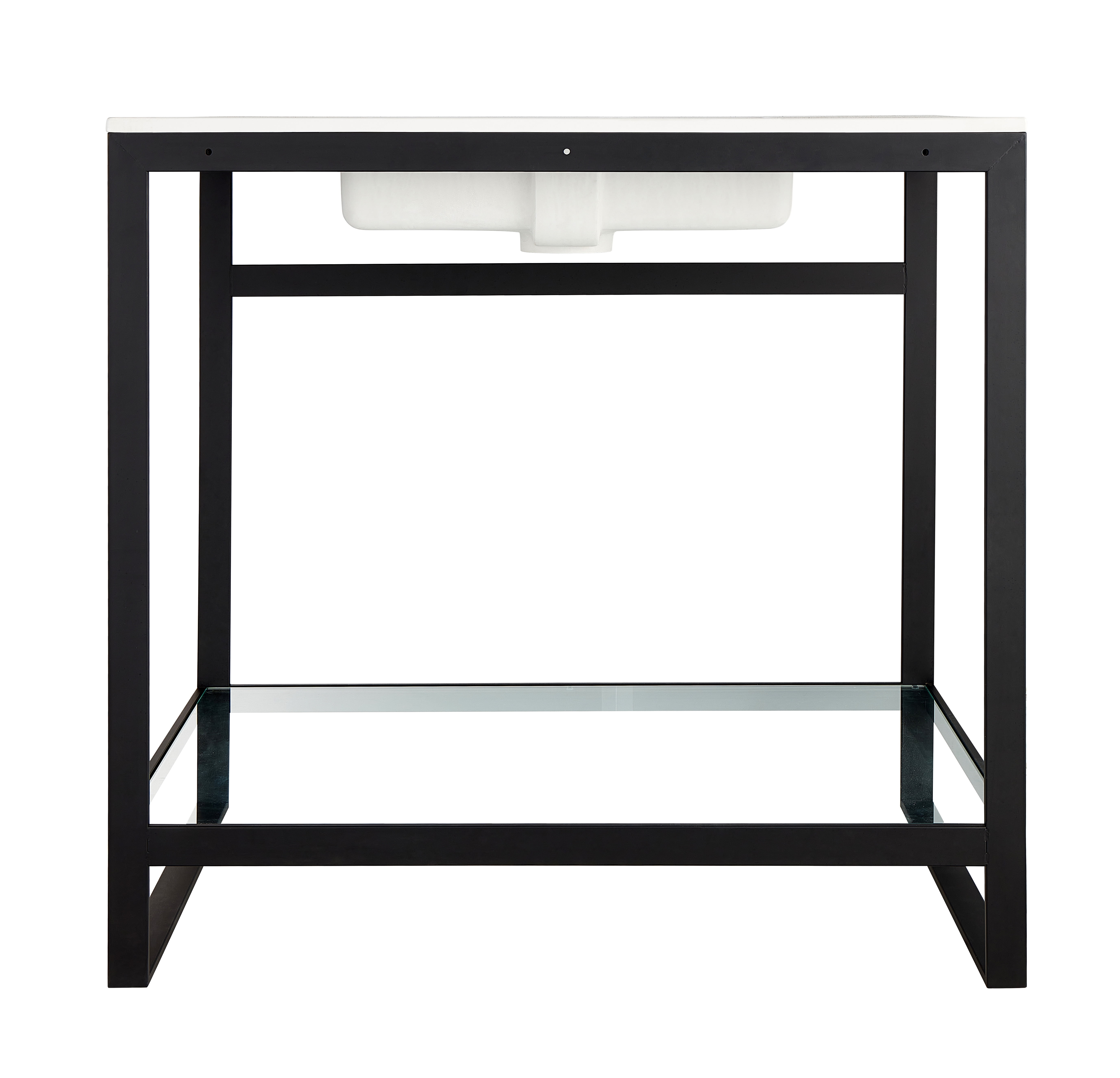 ANZZI Orchard Series Console Sink Frame in Matte Black 36 in. - Walmart.com