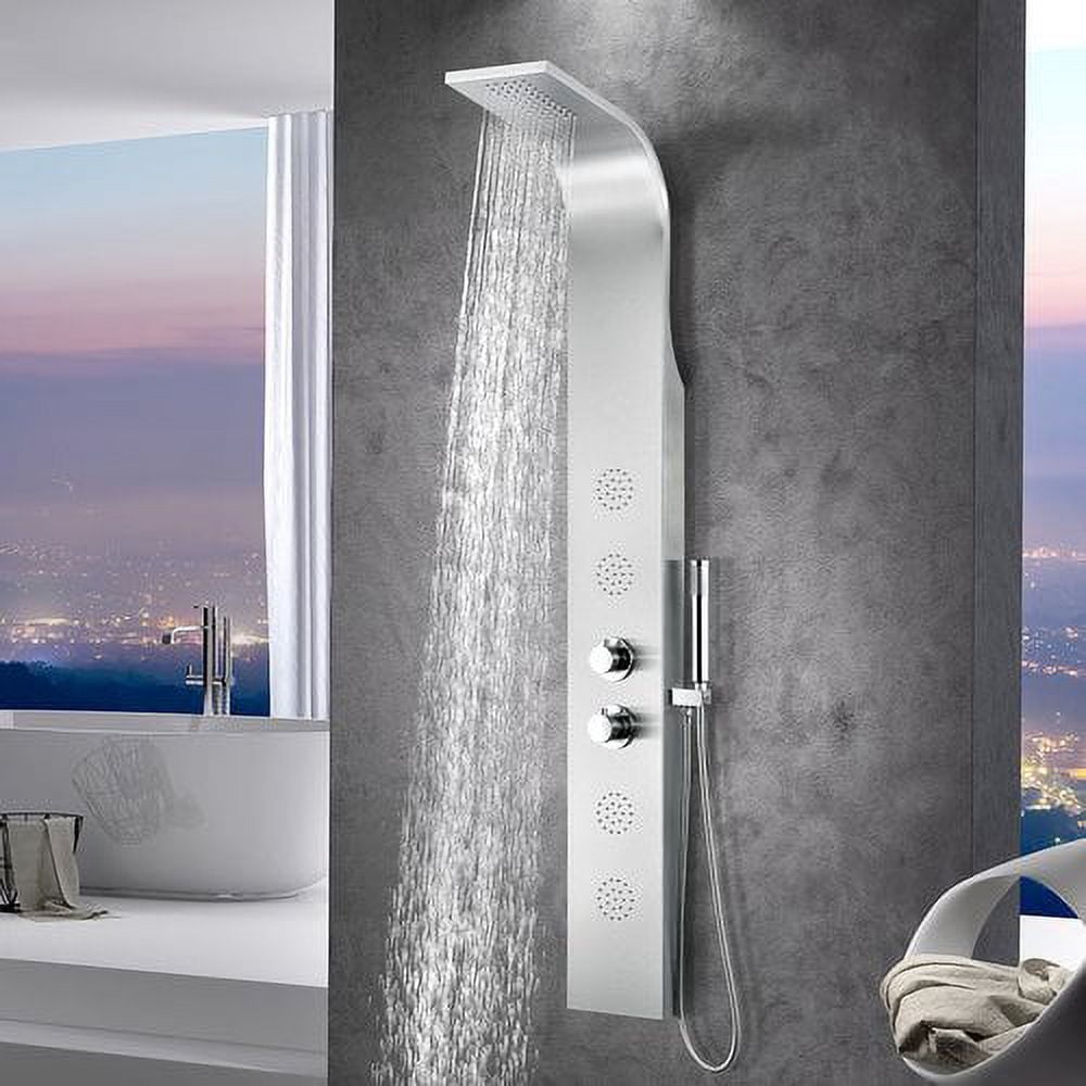 ANZZI Praire Series Fixed Shower Head Shower Panel System - Walmart.com
