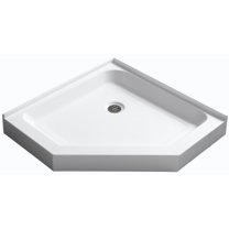 DreamLine SlimLine Neo-Angle Shower Base, 36 in. D x 36 in. W x 2 3/4 ...
