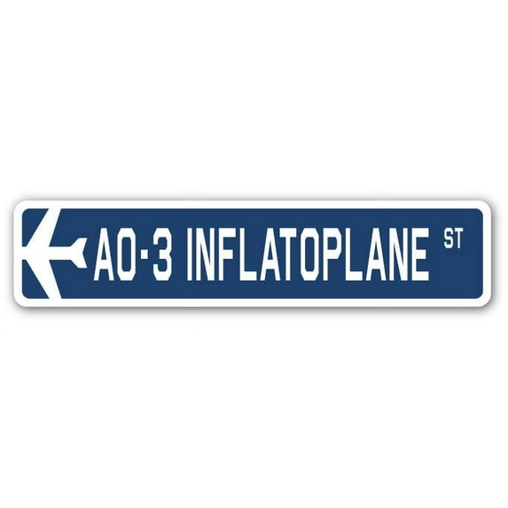 AO-3 Inflatoplane Street Sign Air Force Aircraft Military | Indoor ...