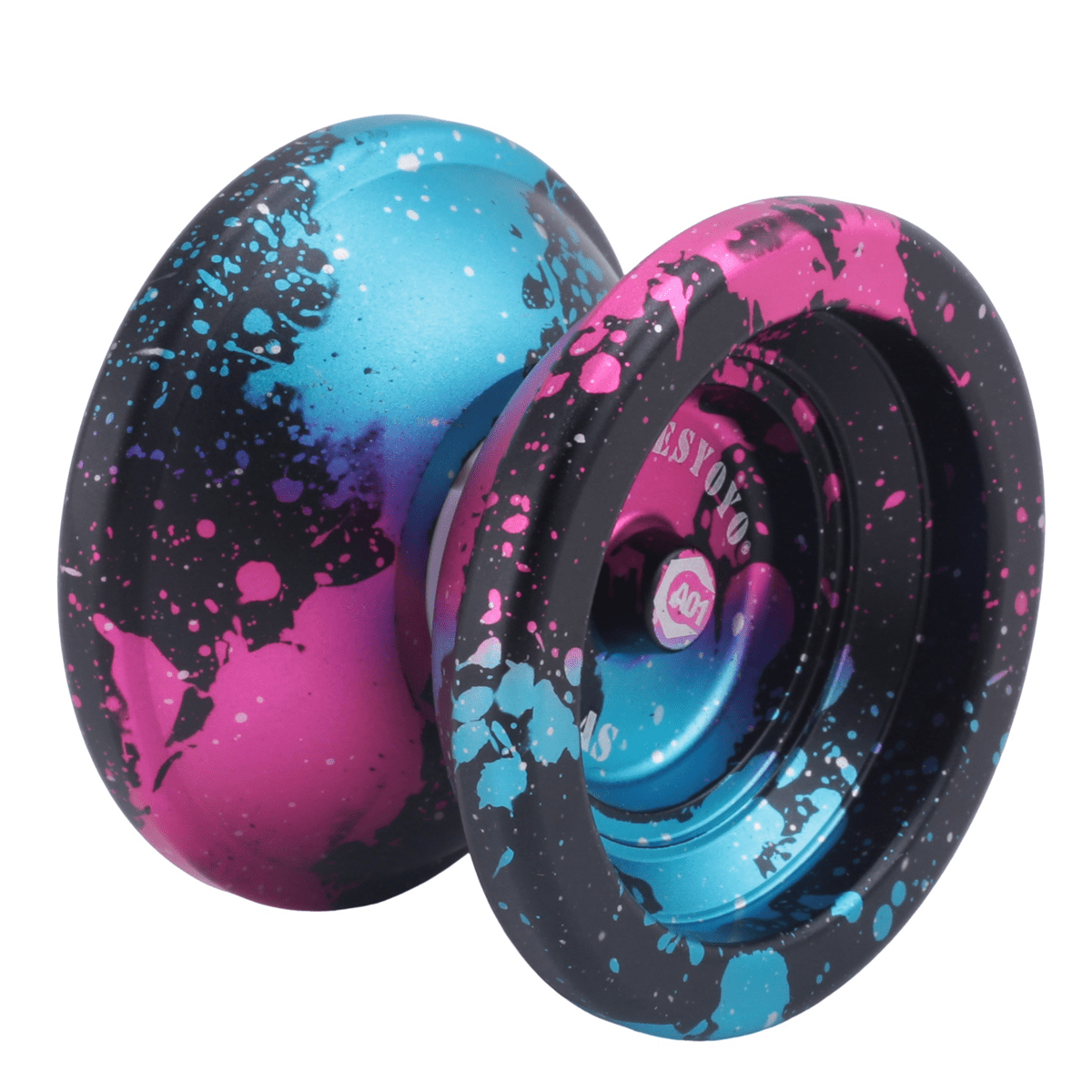 AO1 New Butterfly Metal Alloy Aluminum Yoyo Professional with 10 Ball ...