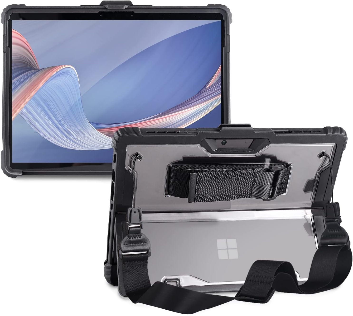 AOAO for Microsoft Surface pro 7/6/5/4 Case with Shoulder Strap, Hand ...