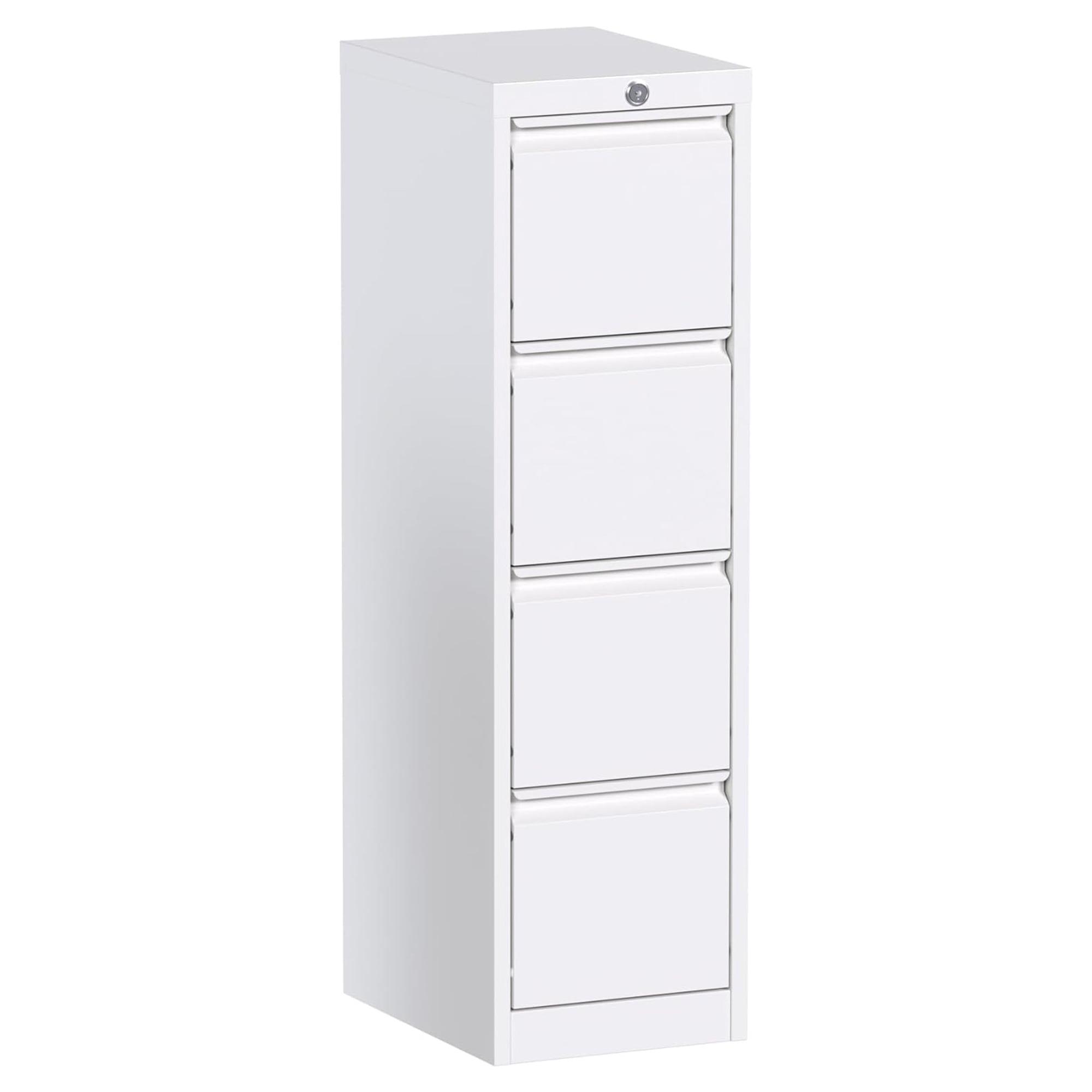 AOBABO 4 Drawer Vertical Metal File Cabinet w/ Lock, Fully Assembled ...