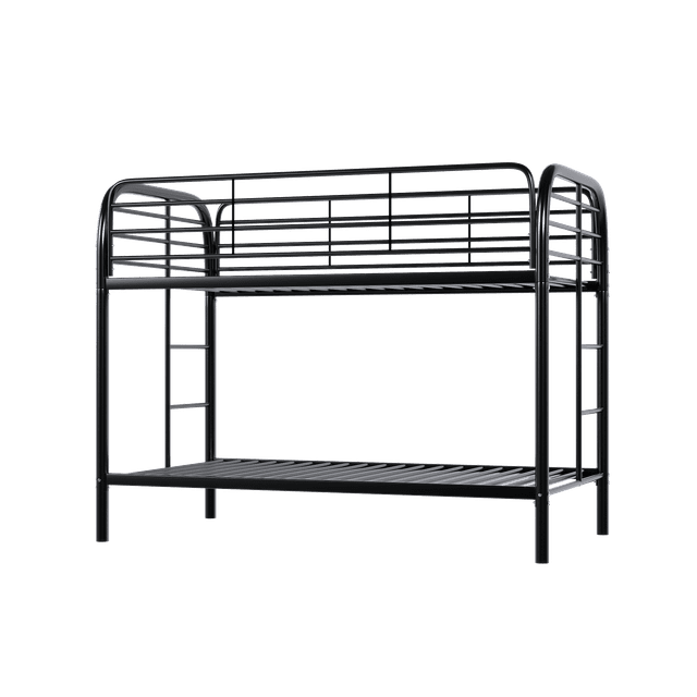 AOBABO Metal Bunk Bed,Heavy Duty Bed with Safety Guard Rails and Space ...