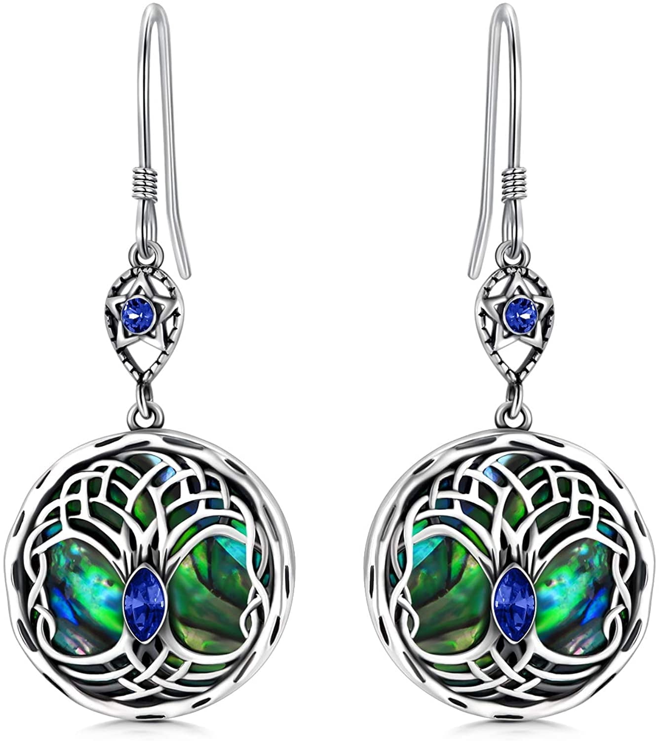 AOBOCO Birthday Gifts for Women, Celtic Tree of Life Earrings Sterling ...