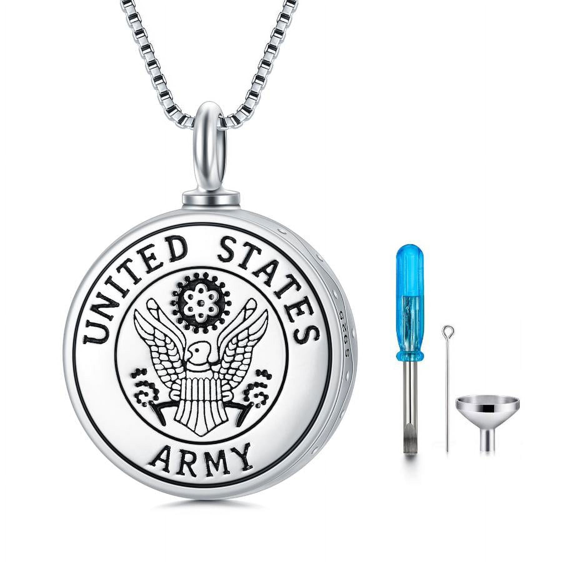 AOBOCO Cremation Jewelry for Ashes Sterling Silver Urn Necklace ...