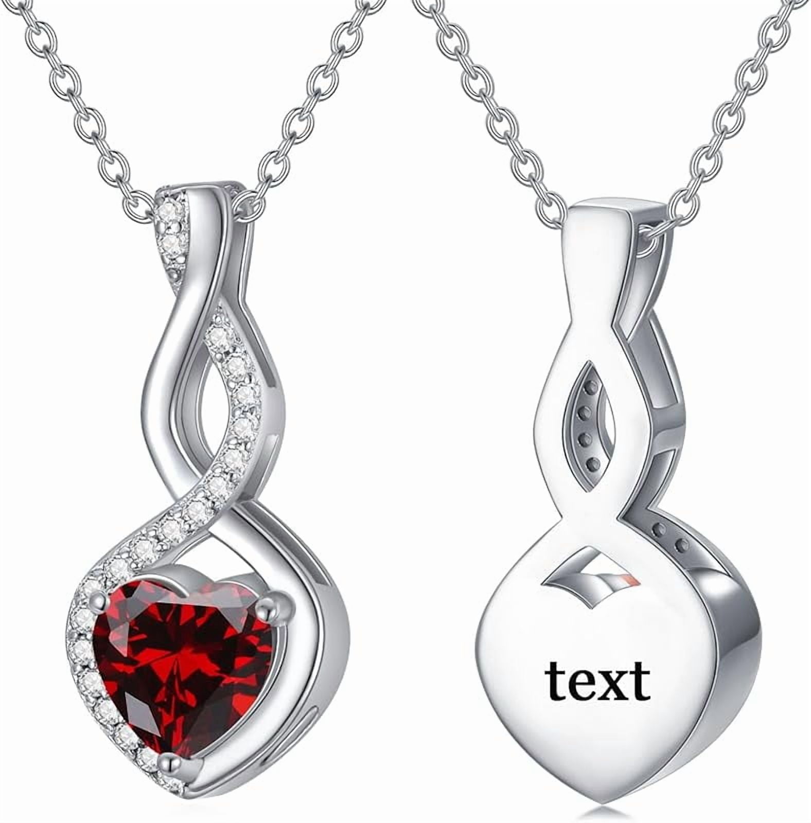 AOBOCO Infinity Urn Necklace for Ashes, Sterling Silver/Gold Plated ...