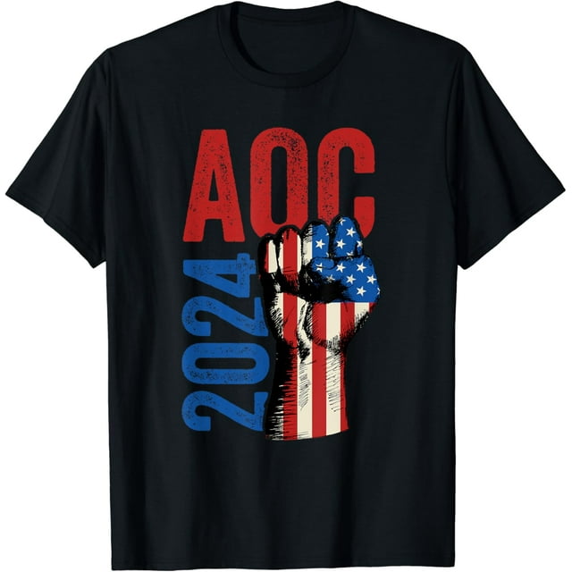 AOC 2024 for President Alexandria Ocasio Cortez Election T-Shirt ...