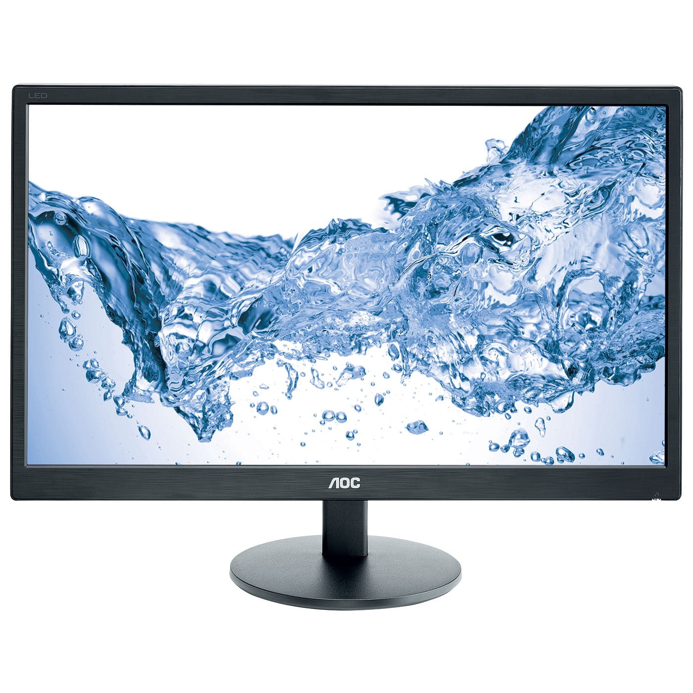 AOC 24in DVI VGA Slim LED LCD Monitor 1080p Widescreen - Black ...