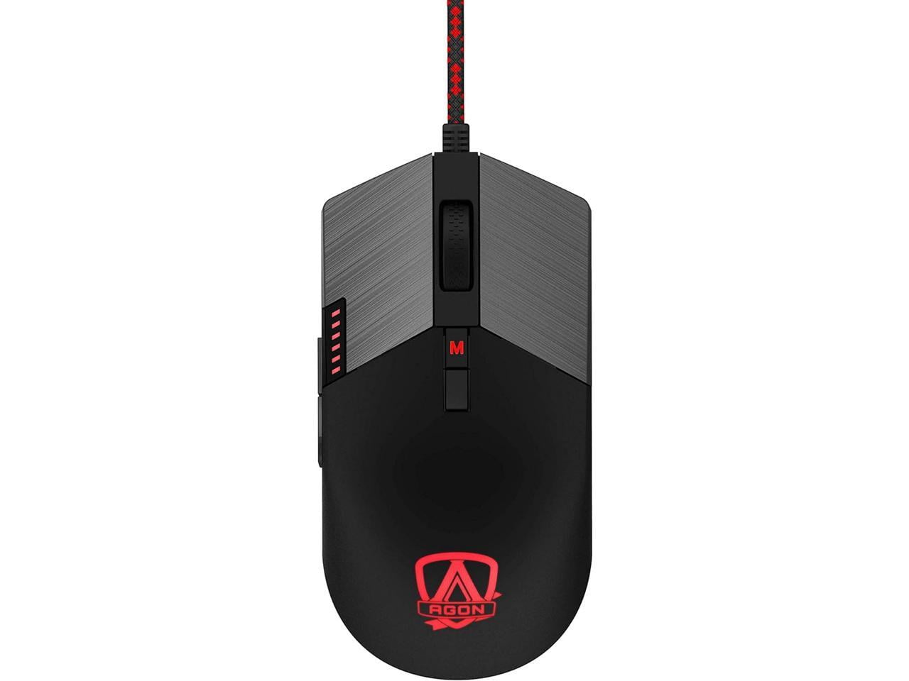 AOC Agon AGM700 Gaming Mouse - 16,000 DPI - Omron Switches - RGB ...