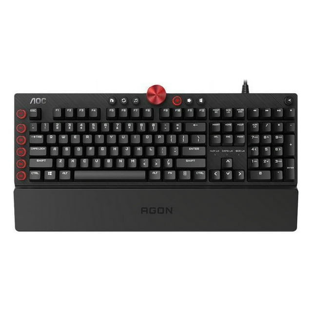 AOC Agon RGB Gaming Mechanical Keyboard, USB 2.0, Cherry MX Blue ...