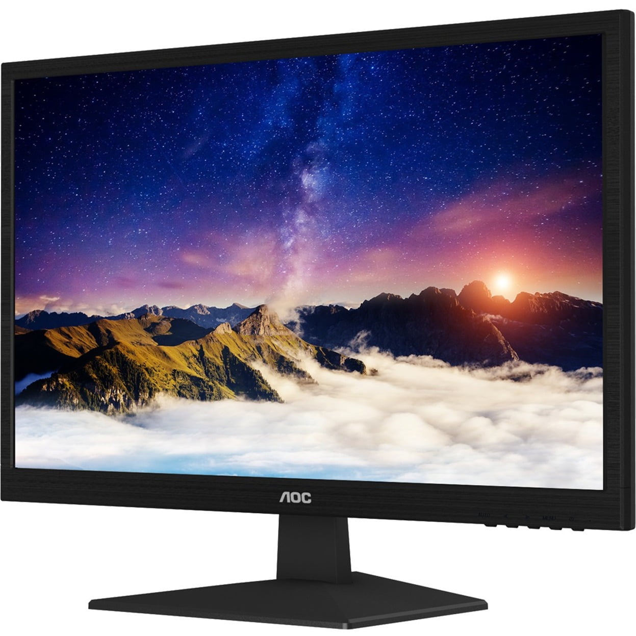 AOC E2429SWHE 24" Class Full HD LCD Monitor, 16:9, Matte Black ...