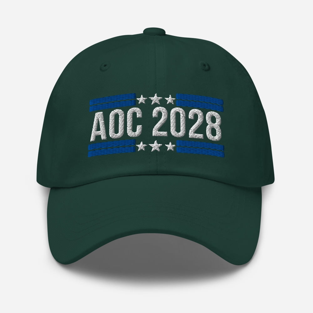 AOC Hat Embroidered Dad Cap Cool AOC Dad Hat AOC 2028 Embroidered Hat ...