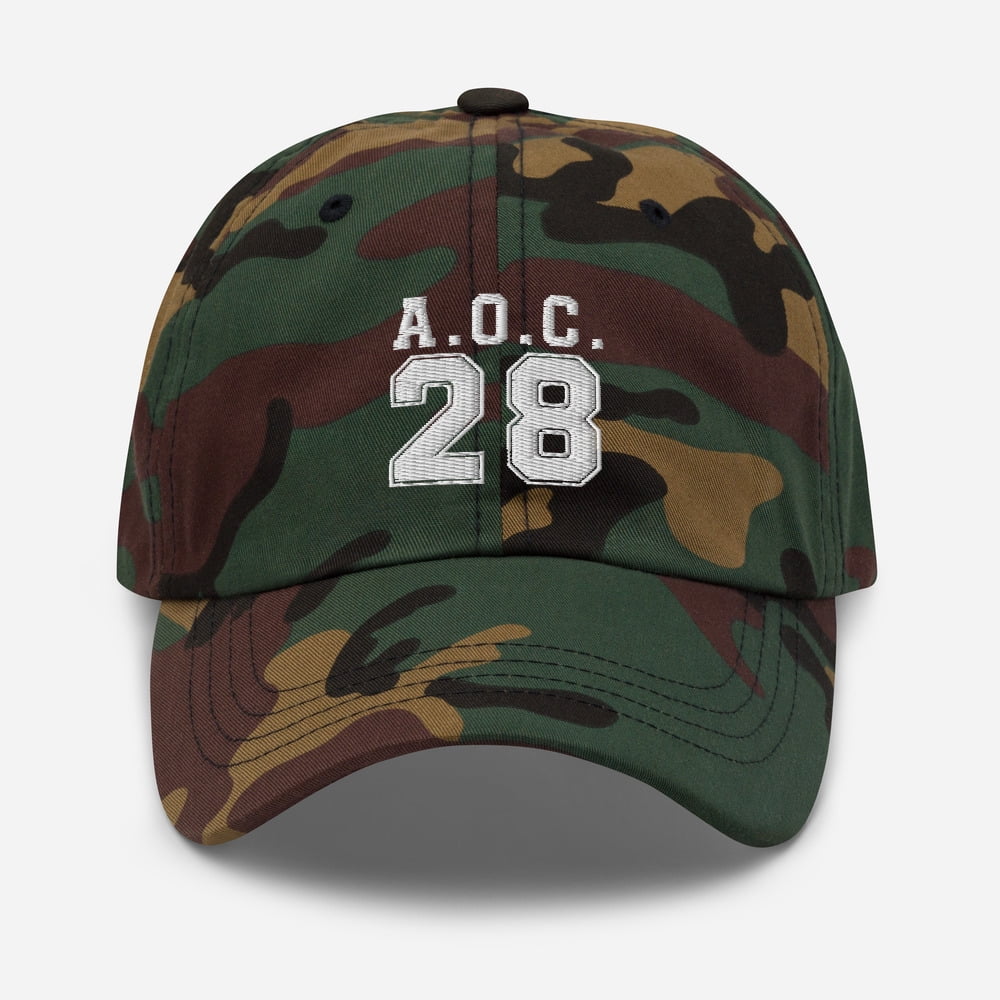 AOC Hat Embroidered Dad Cap Cool AOC Dad Hat Alexandria Ocasio-Cortez ...