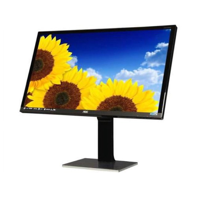 AOC Monitor 32" Class 4K UHD 3840x2160 Res 4ms 300cd/m2 Brightnewss VGA ...