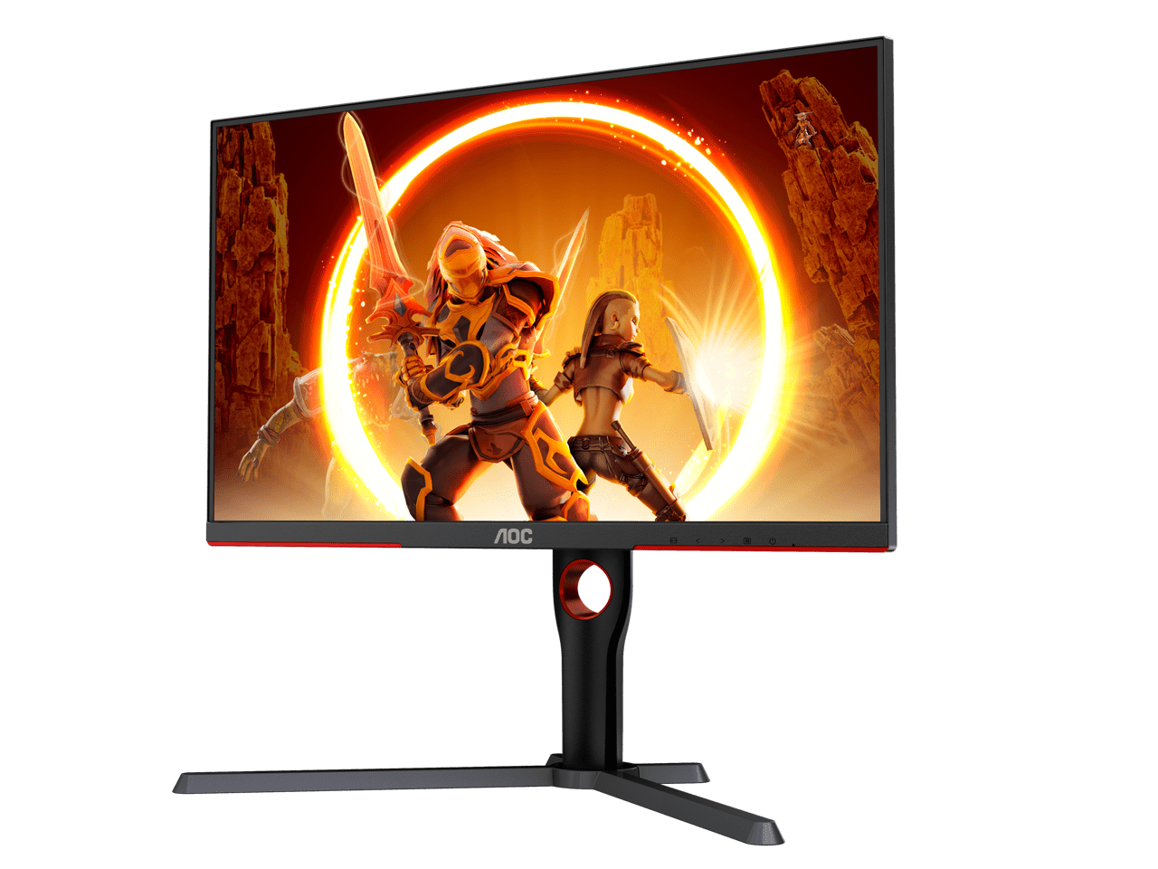 "AOC 27"" LED Monitor, Q27G3XMN, 2K QHD, 180Hz, 2X HDMI, Adjustable ...