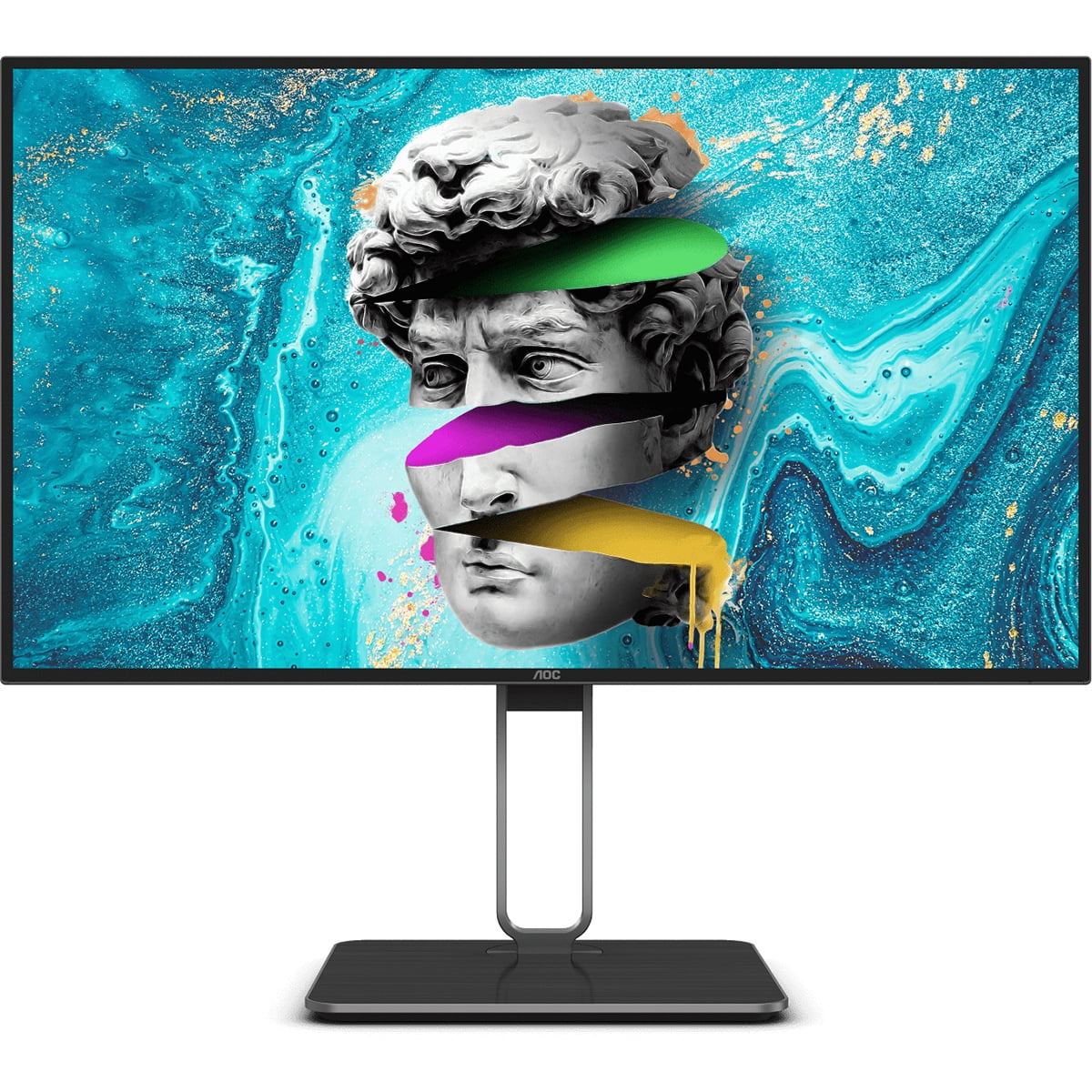 AOC U27U2DP 27" 16:9 4K Ultra HD IPS LCD HDR Monitor, Black - Walmart.com