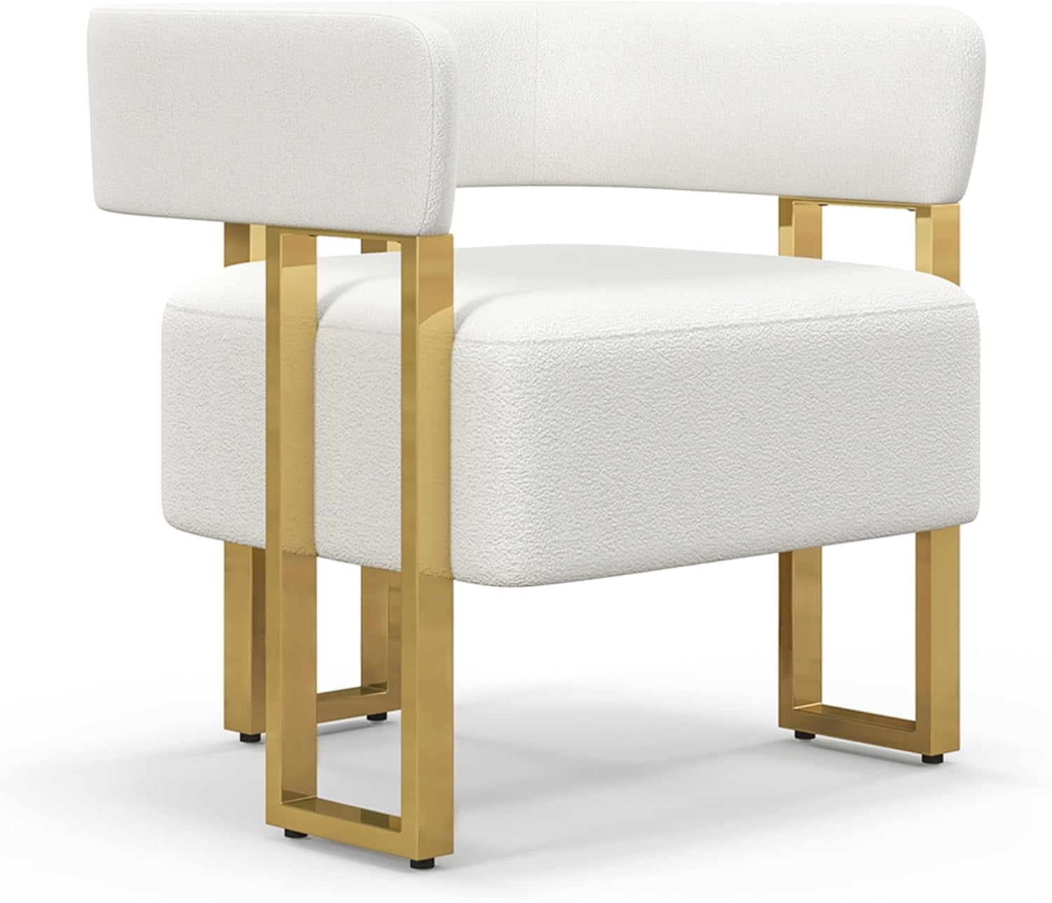 AODAILIHB Round Single Sofa Chair, Modern Velvet Living Room Accent ...