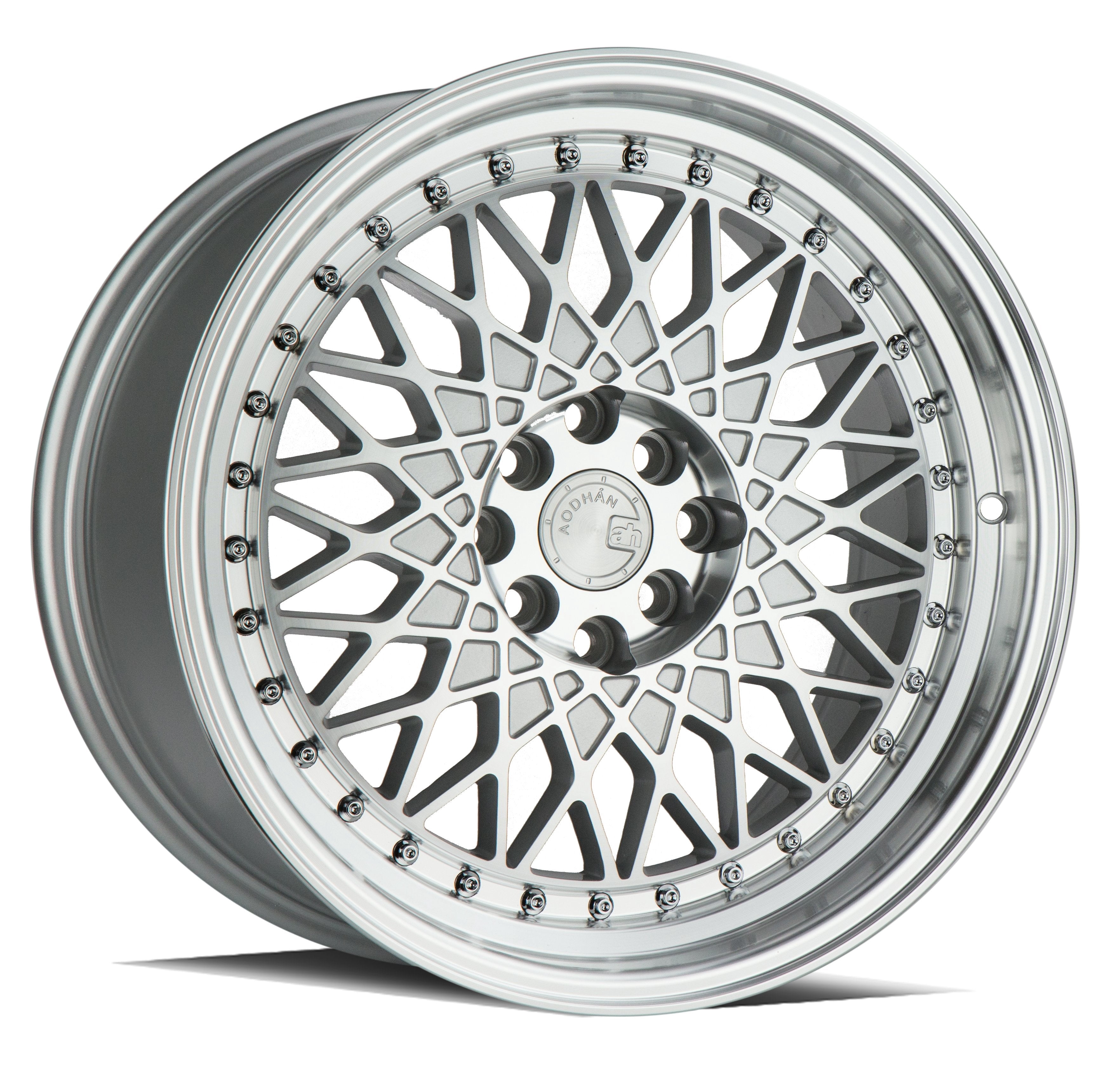 AODHAN AH-05 Silver Machined Face and Lip DESCRIPTION: 16x8 / 4x100/114 ...