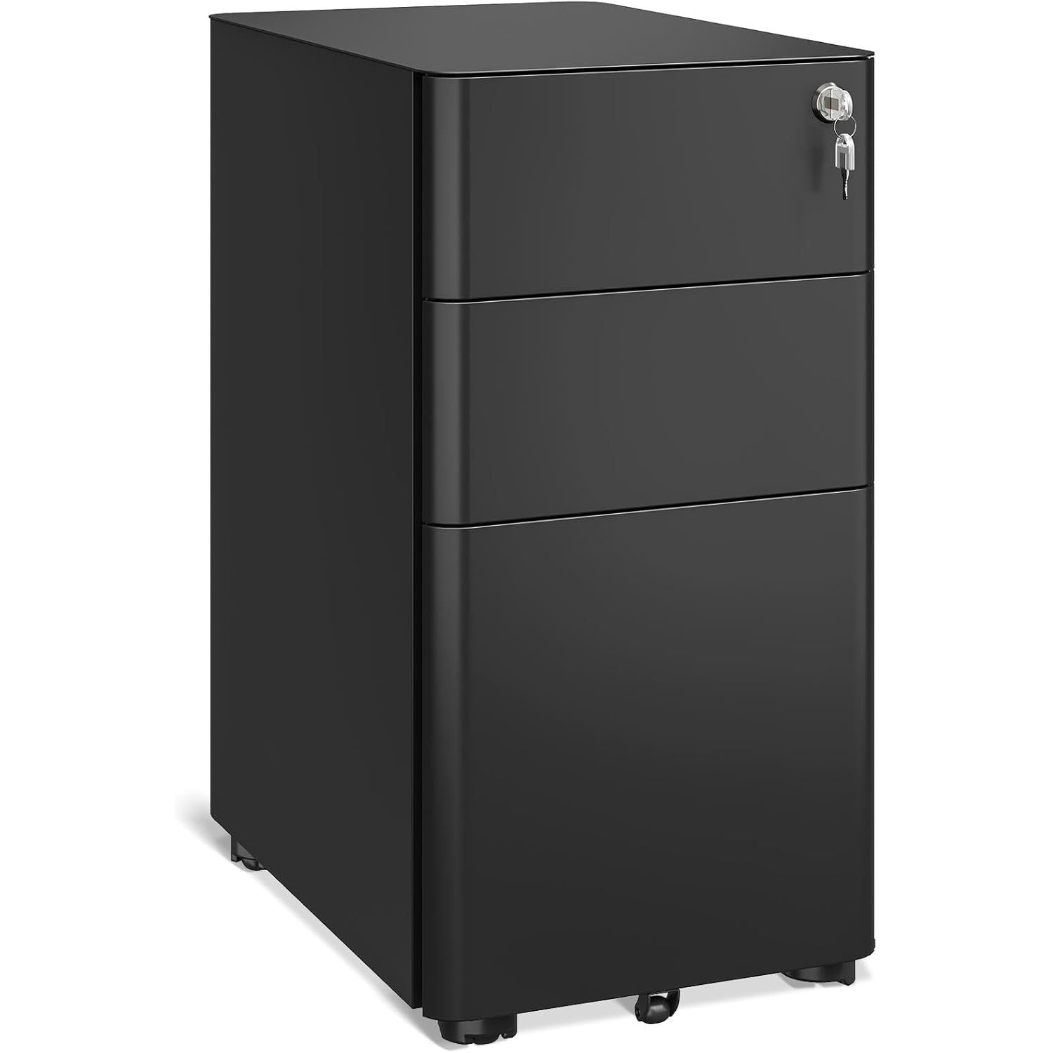 AODK File Cabinet for Home Office, Fully Assembled Filing Cabinet 3 ...