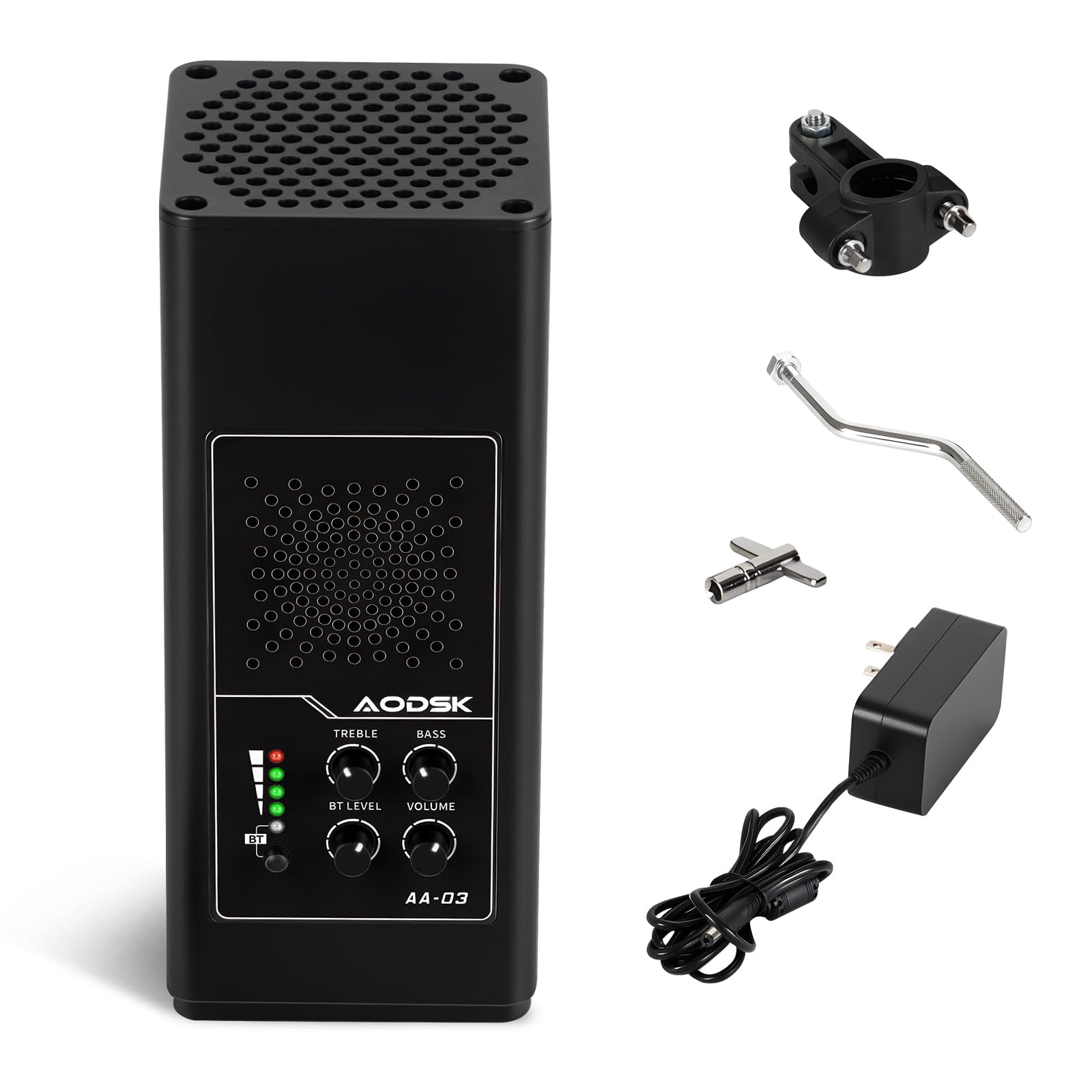 AODSK 20W Electronic Drum Speaker with BT – Portable Practice Monitor ...