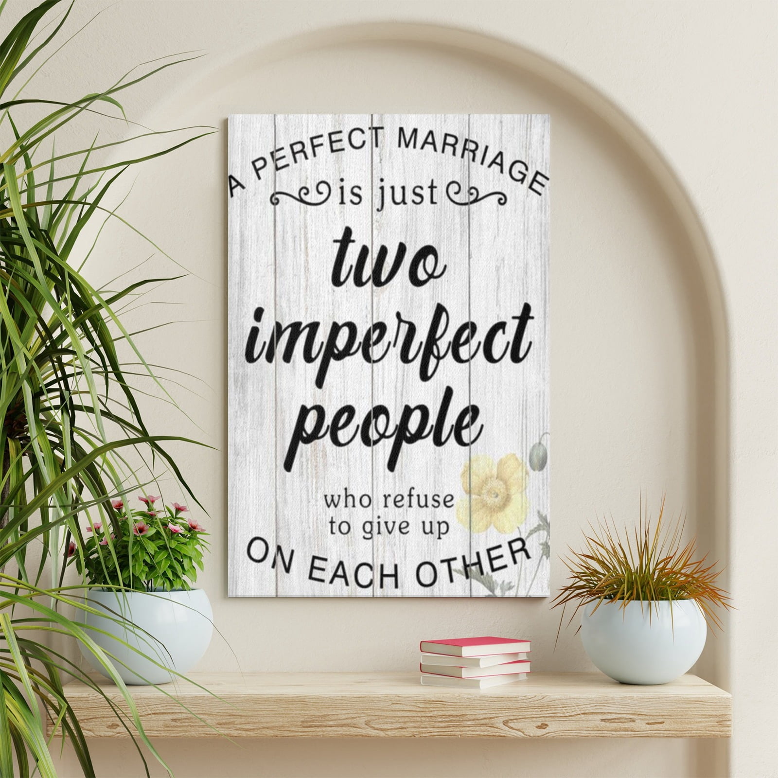 AOEX Canvas Wall Art, Vertical Modern Wall Decor Signs , Funny Motto ...