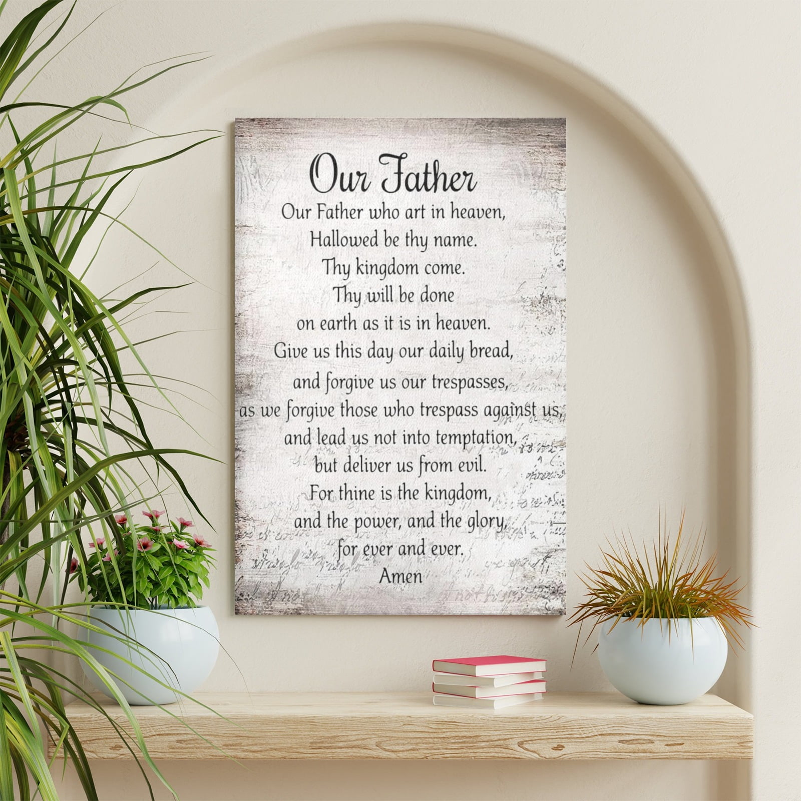 AOEX Christian Our Father The Lords Prayer Wall Art Prints Posters ...