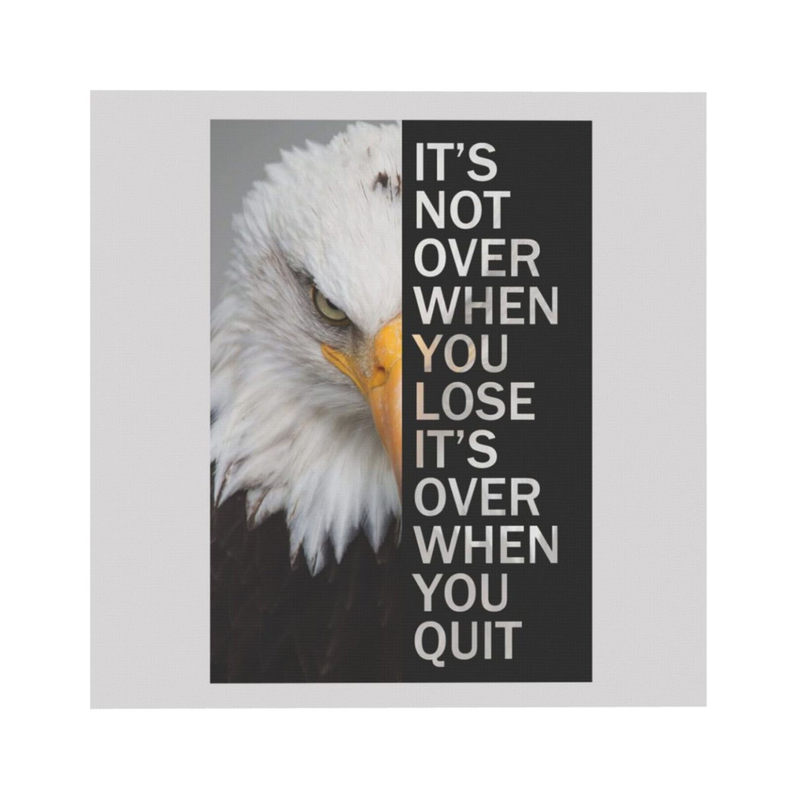 AOEX Eagle Inspirational Canvas Wall Art Animal Motivational Print ...