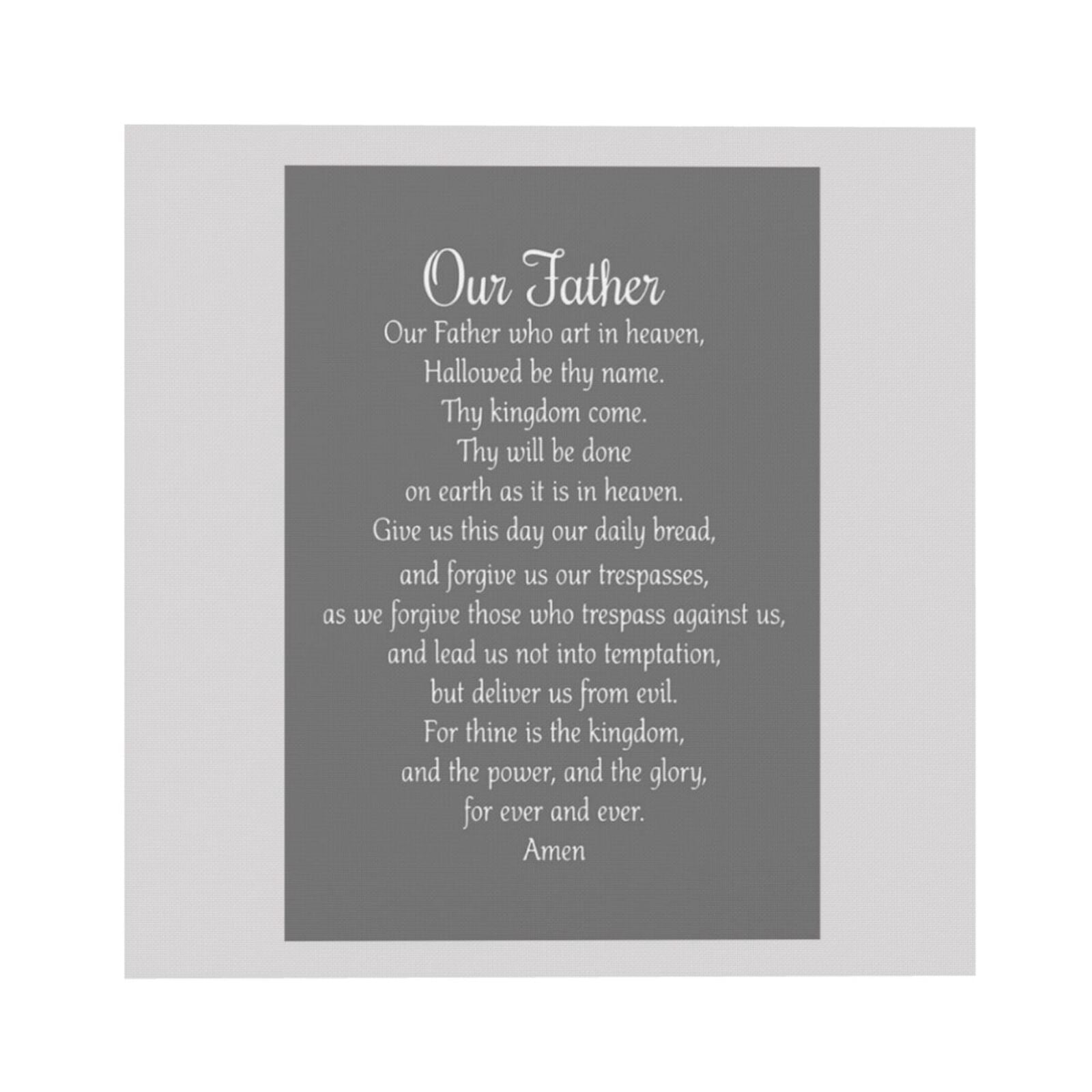 AOEX Our Father Prayer Wall ,Christian The Lords Prayer Wall Art ...
