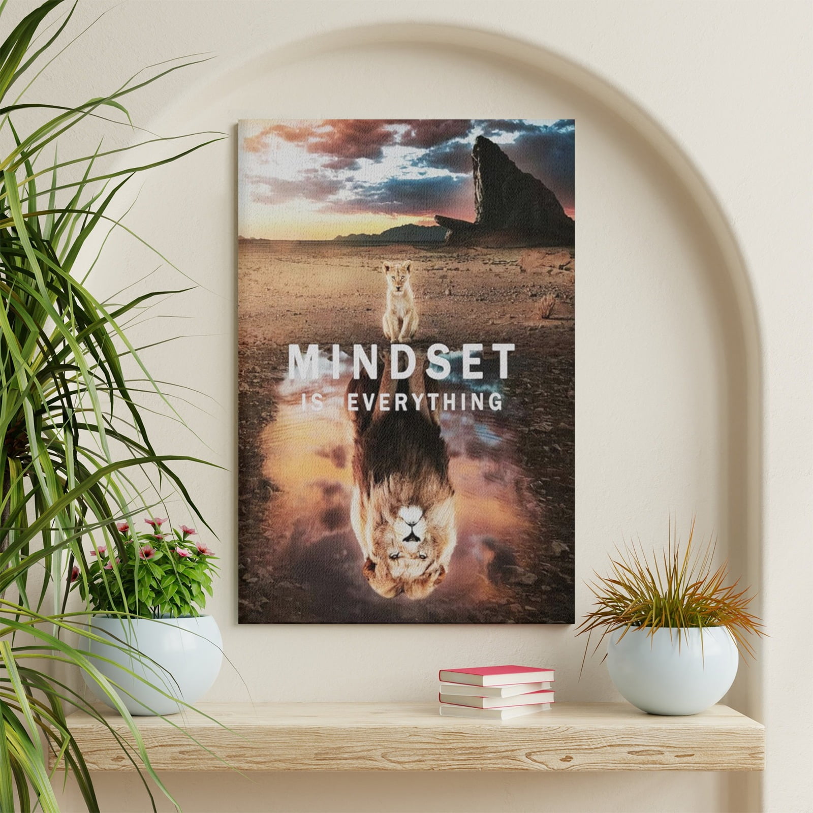 AOEX Inspirational Canvas Positive Wall Art Motivational Discipline ...