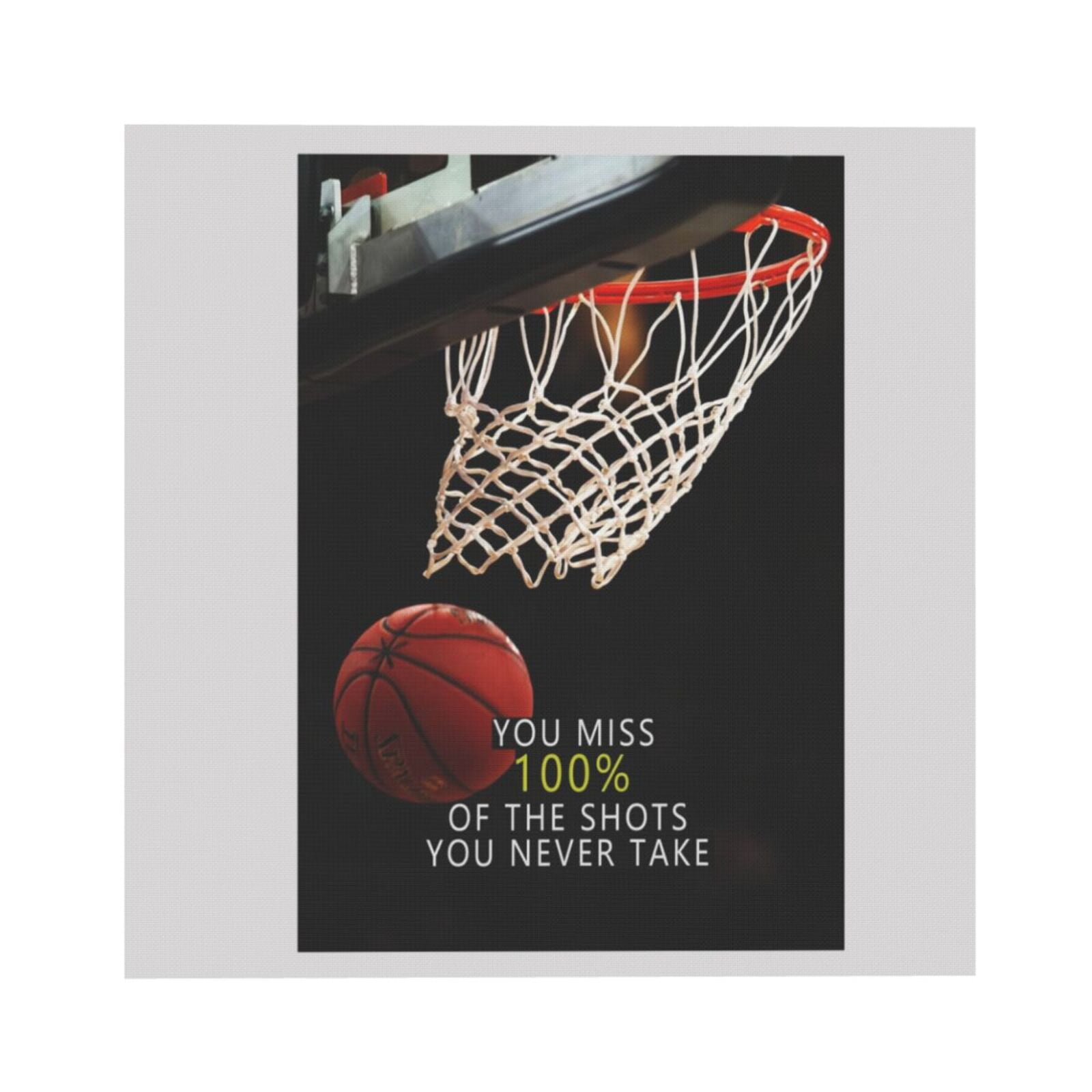 AOEX Inspirational Sports Star Quotes Canvas Wall Art Motivational ...