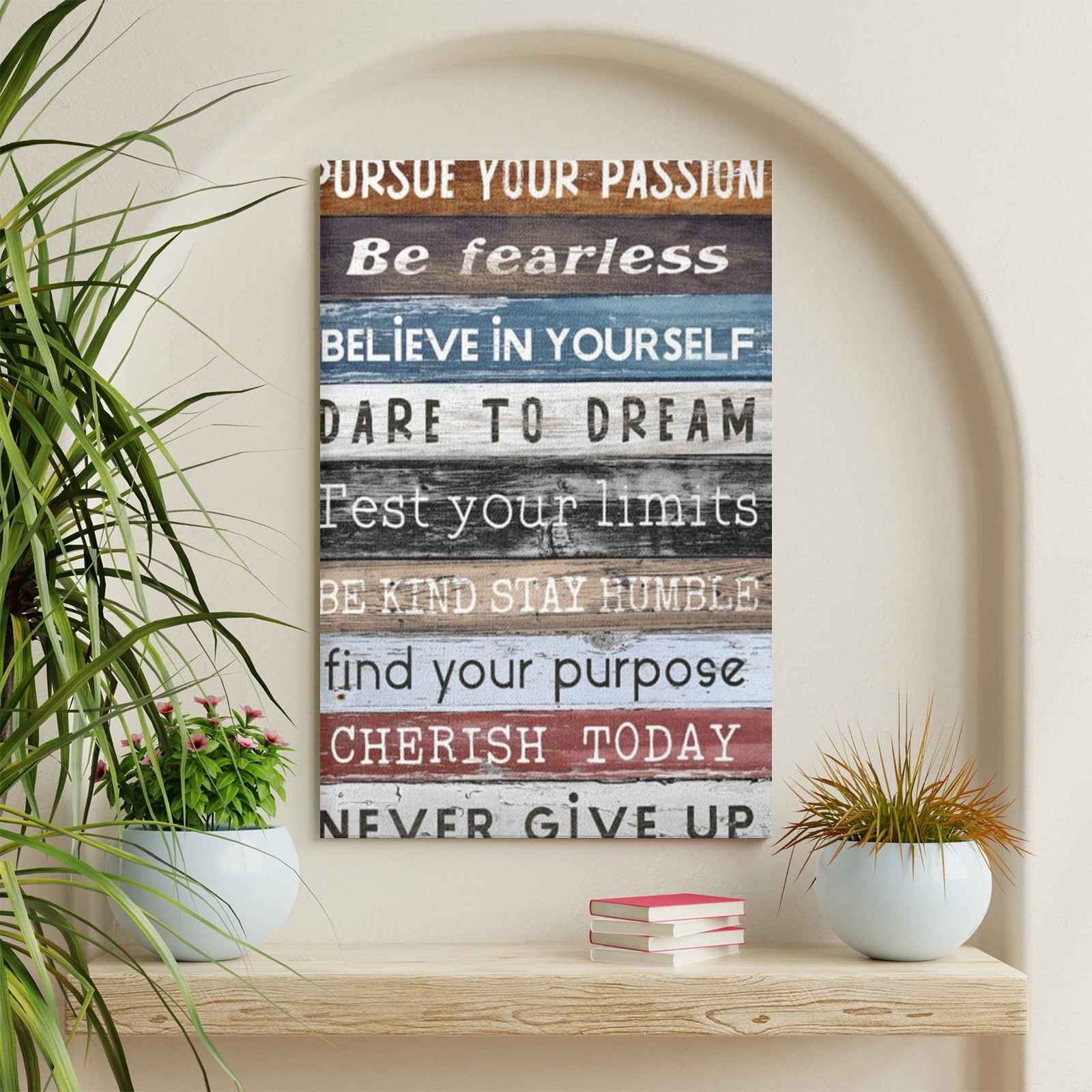 AOEX Inspirational Wall Art Growth Mindset Motivational Life Learning ...