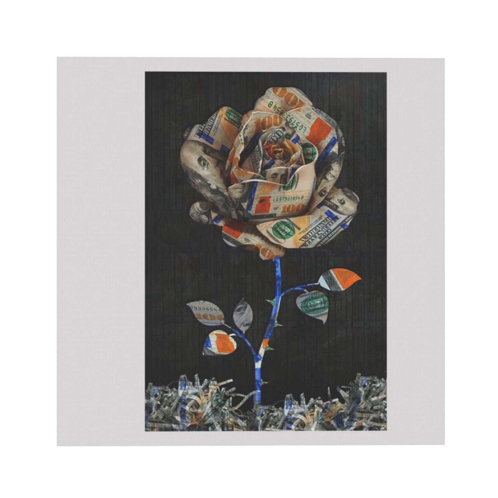 AOEX Inspirational Wall Decor Entrepreneur Black Flower Wall Art ...