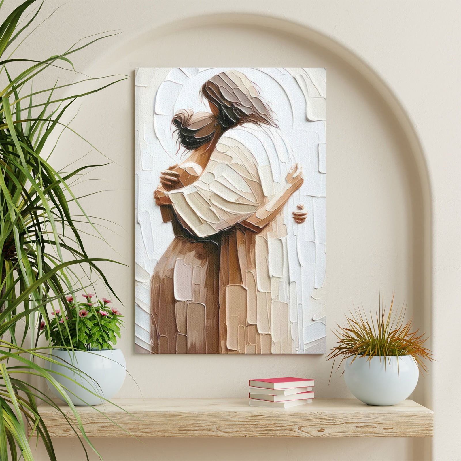AOEX Jesus Christian Wall Art, Jesus Walks on Water Canvas Paintings ...