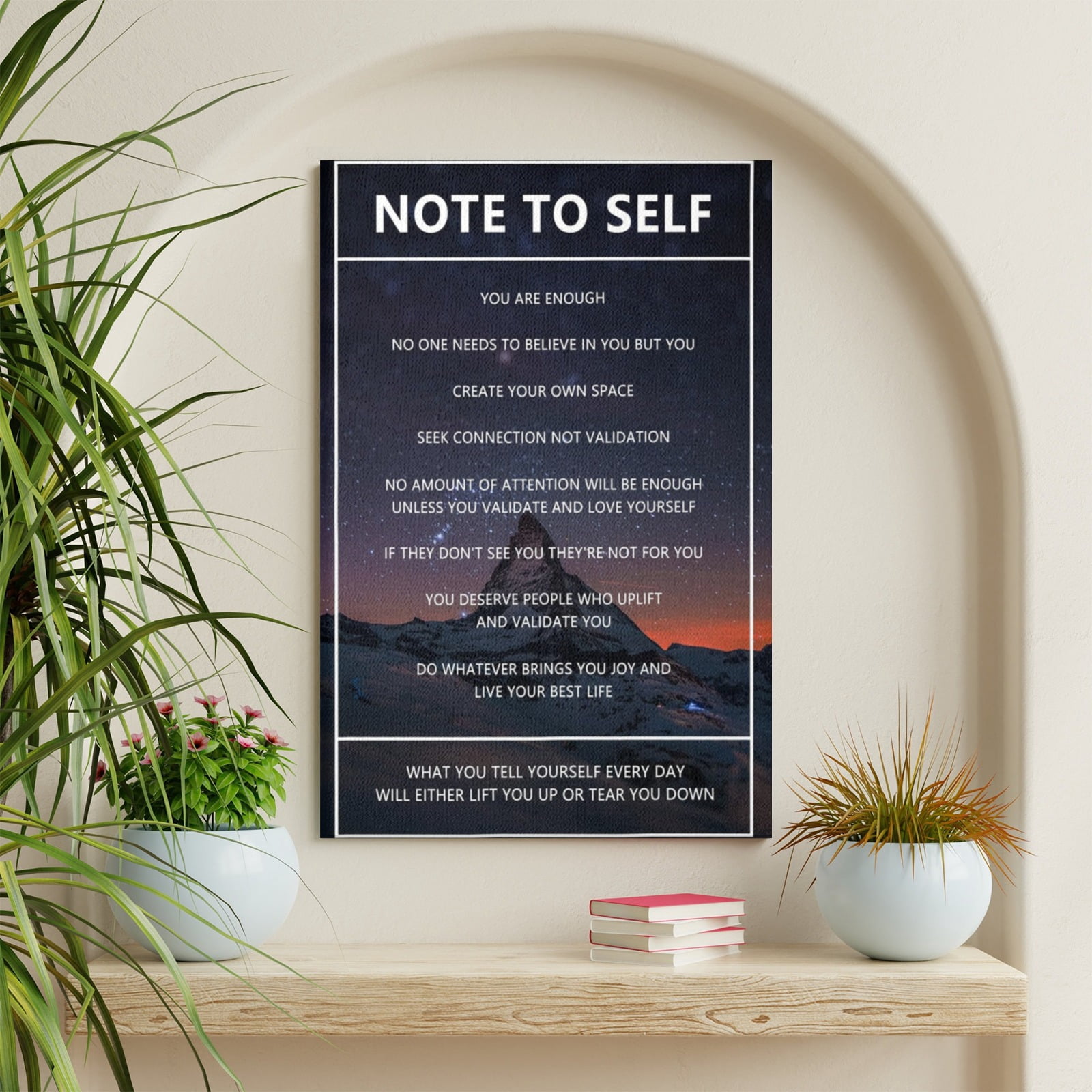 AOEX Motivational Canvas Wall Art Encouragement Gifts for Women Men ...