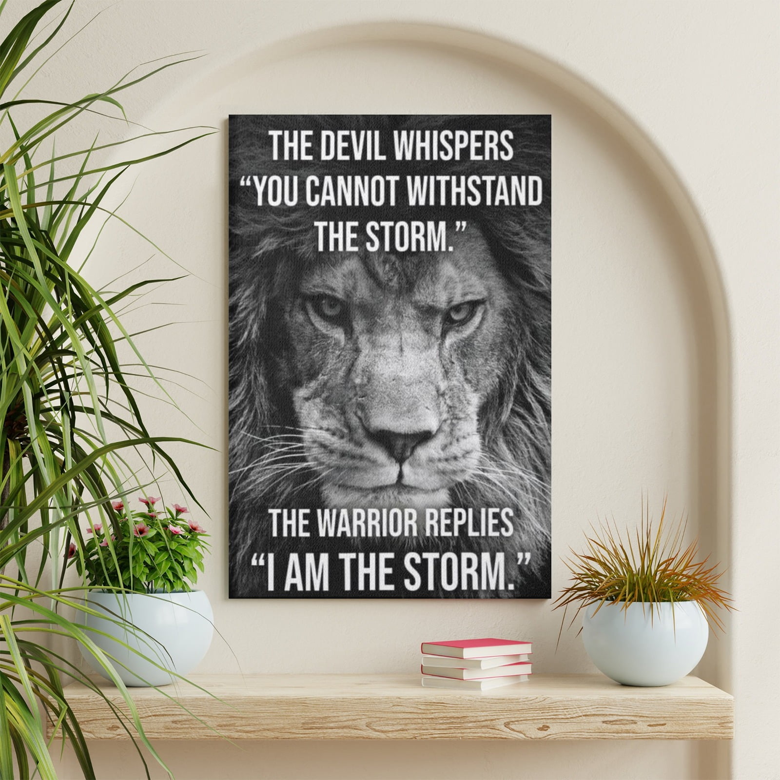 AOEX Motivational Quotes I Am The Storm Poster Decorative Painting ...