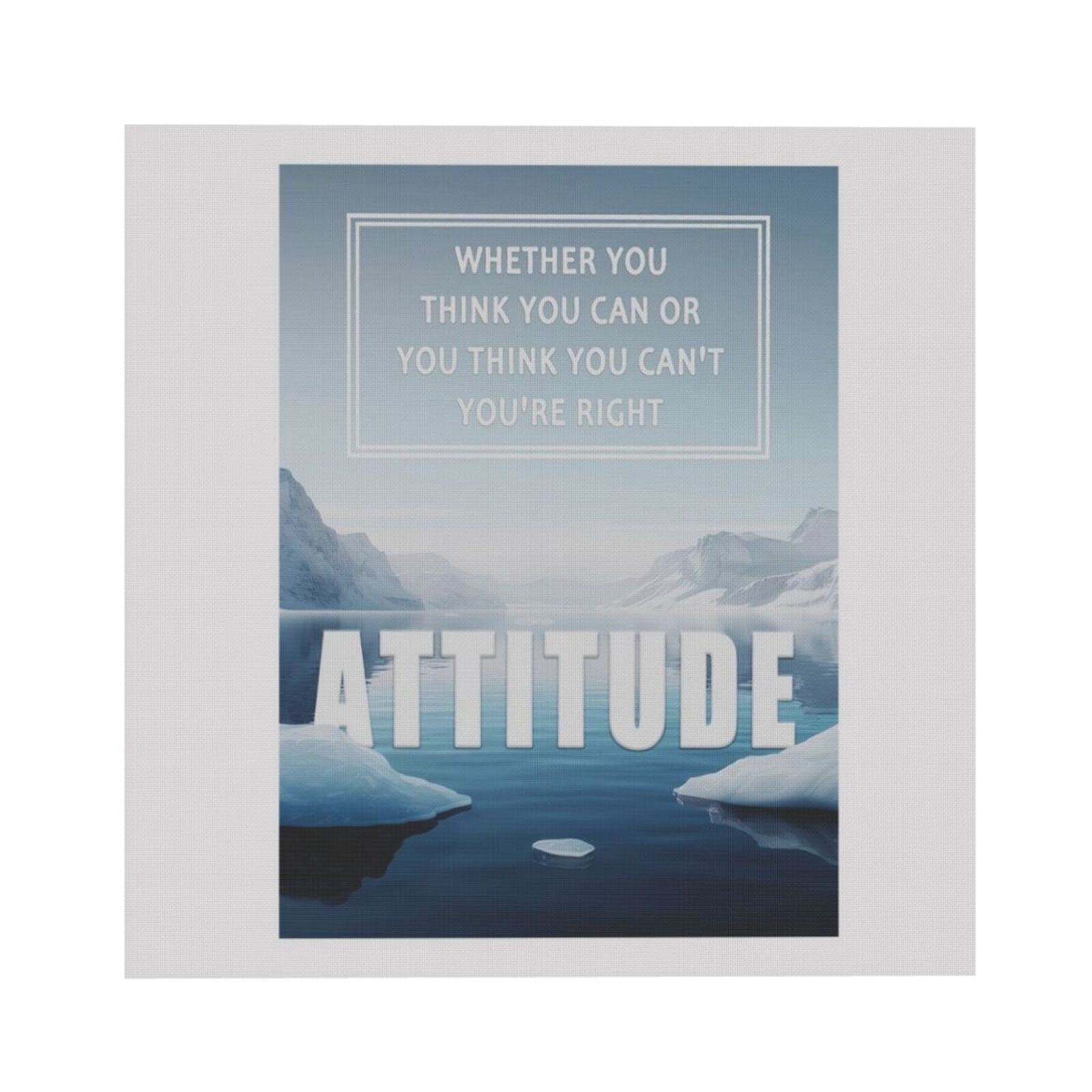 AOEX Motivational Wall Art Office Canvas Picture Wall Decor Attitude ...
